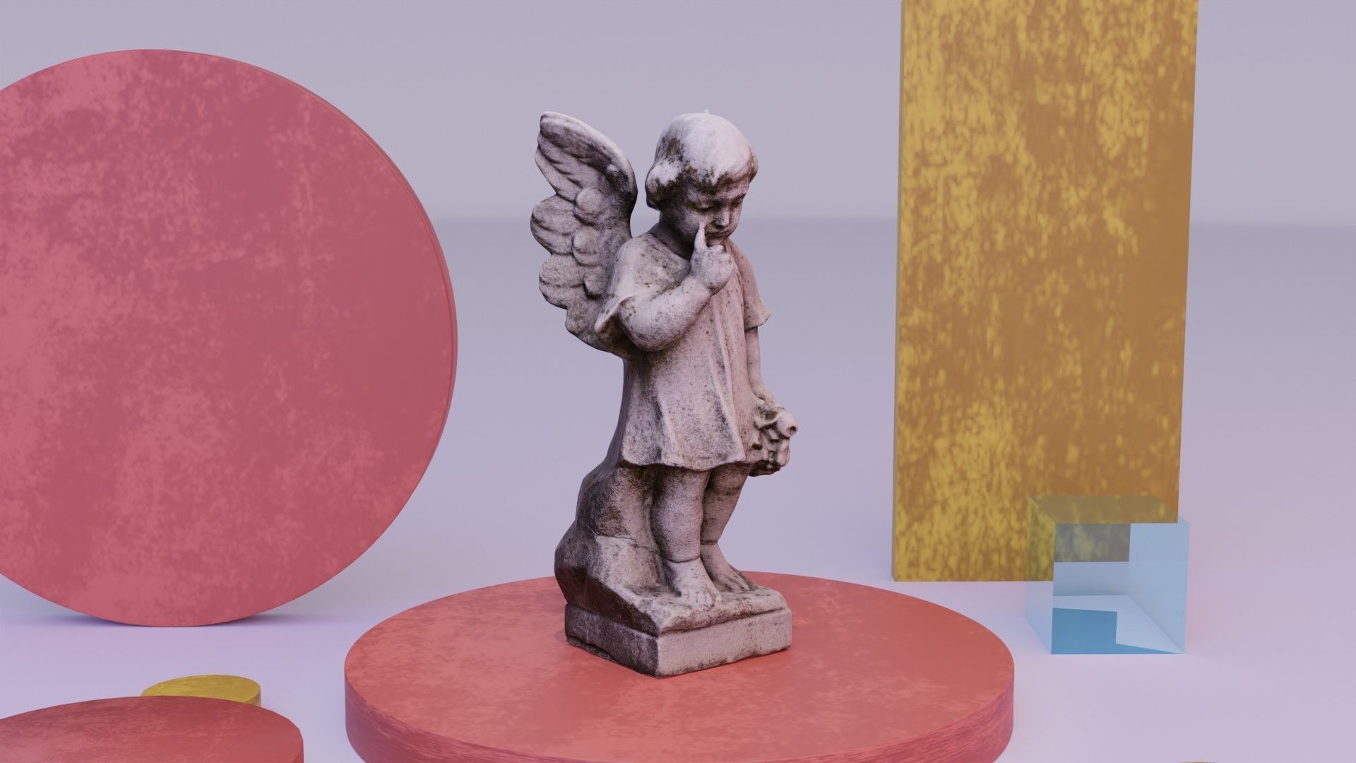 Angel girl 3D model | CGTrader