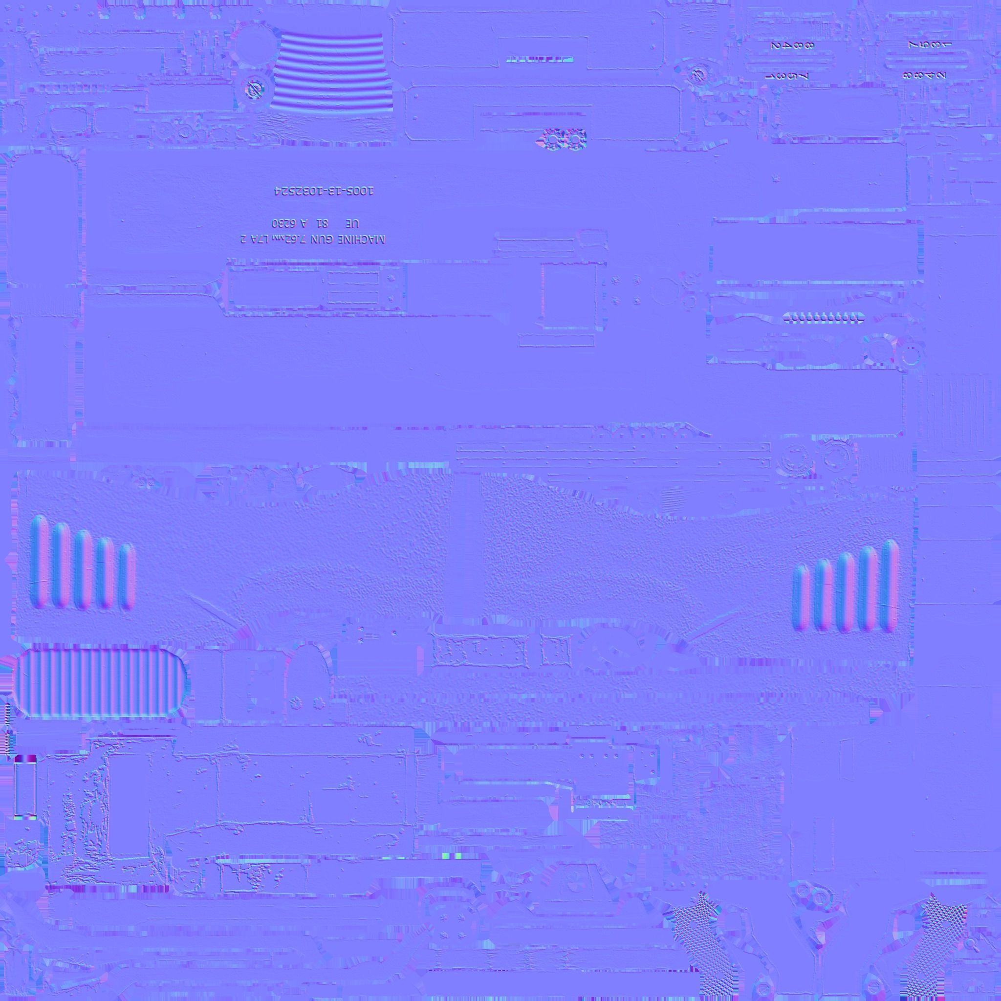 3D model Military Combat Machine Gun VR / AR / low-poly | CGTrader