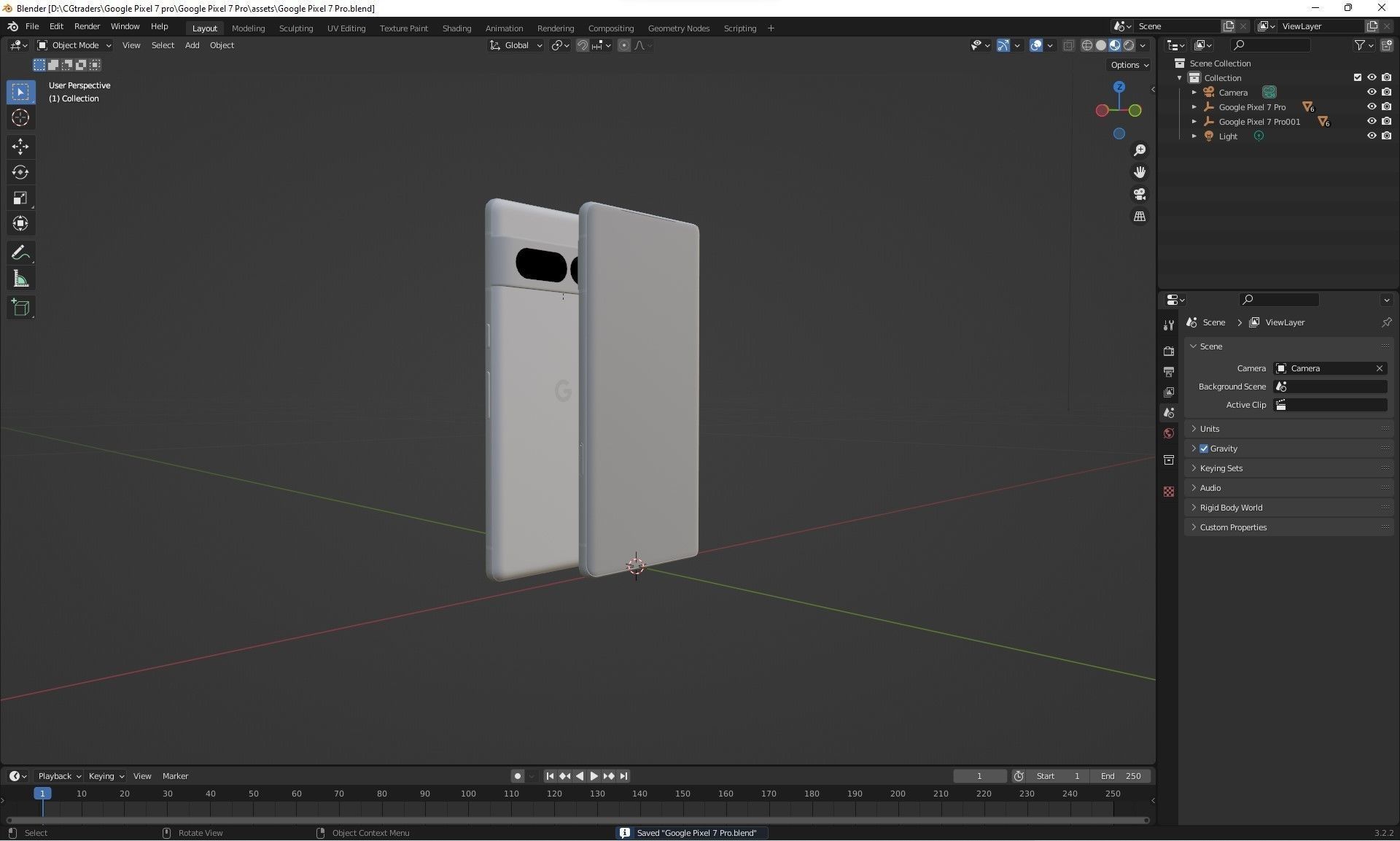 3D model Google Pixel 7 Pro VR / AR / low-poly | CGTrader