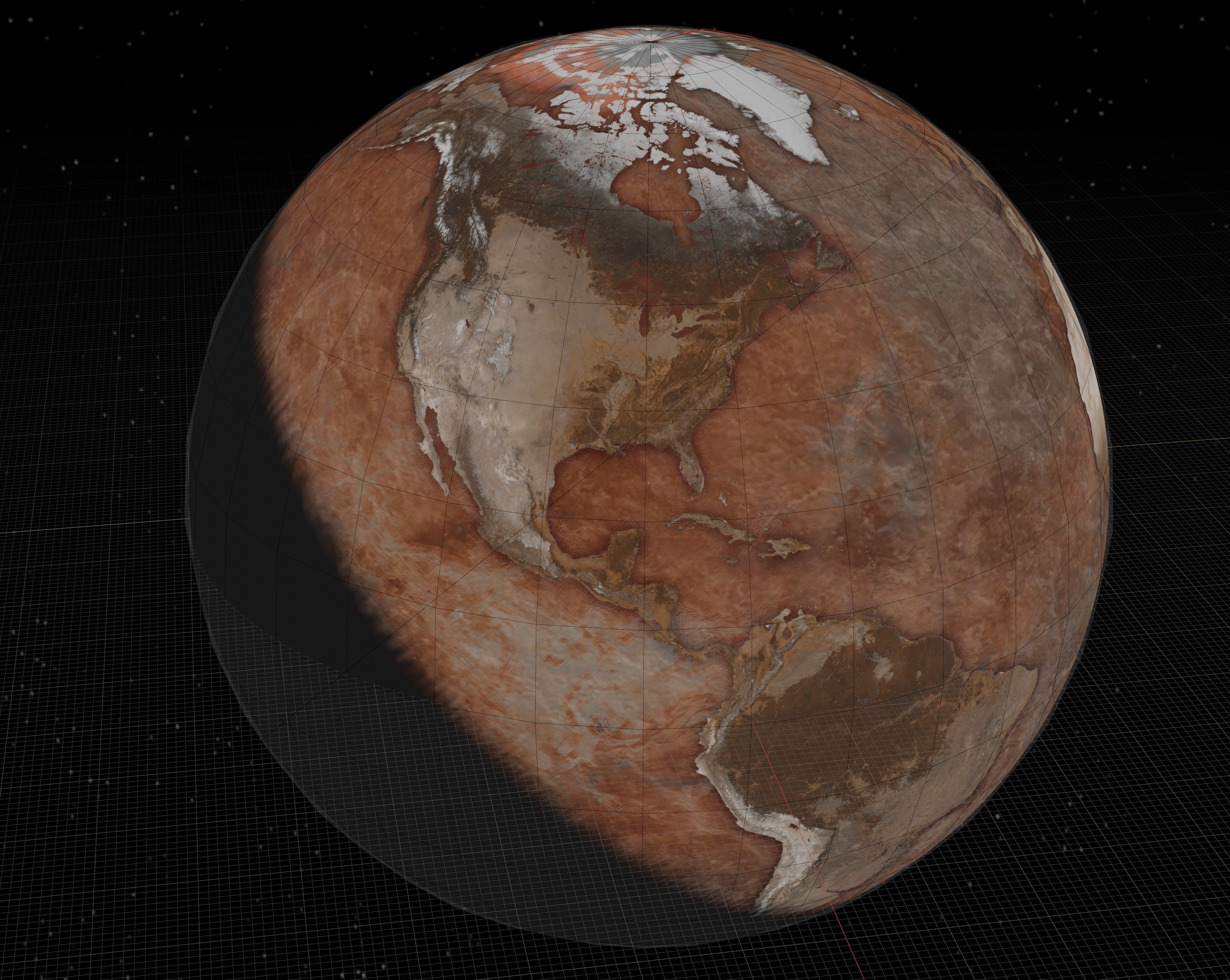 3D model Dried up planet earth VR / AR / low-poly | CGTrader