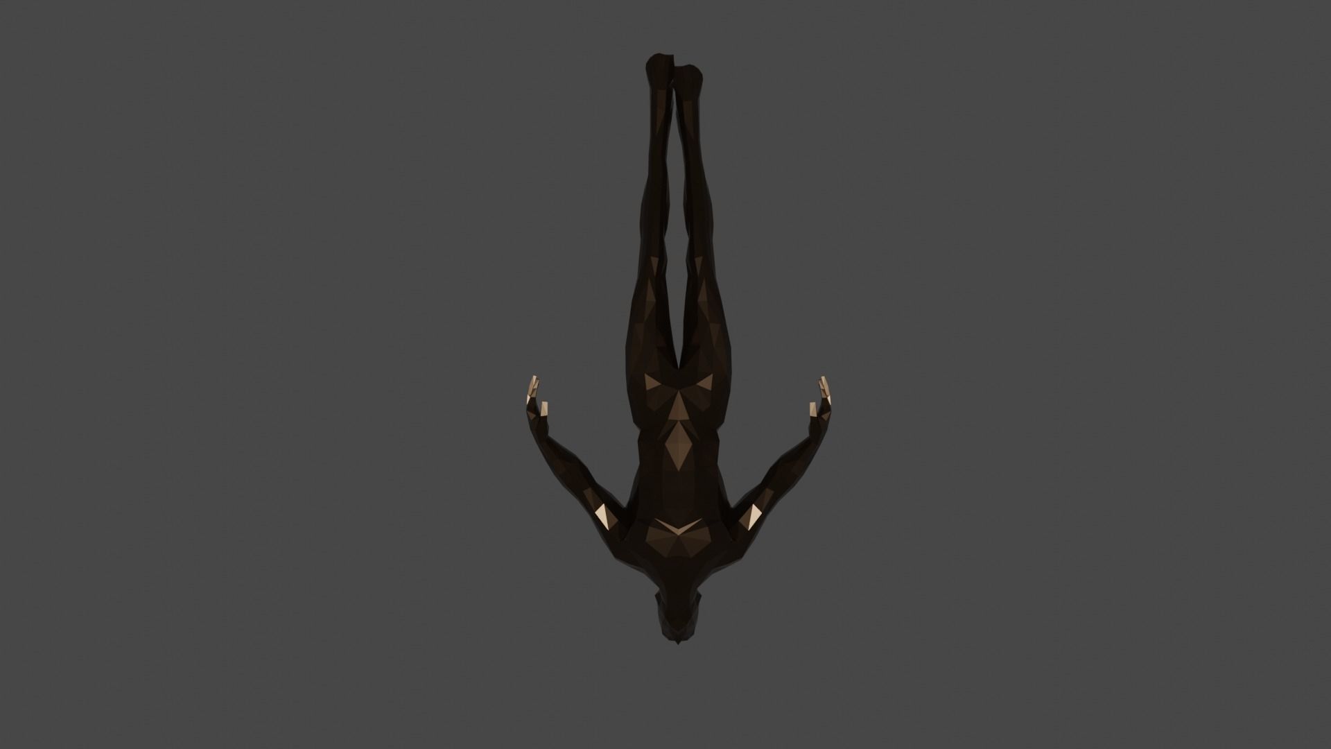afterlife falling man 3D model 3D printable | CGTrader