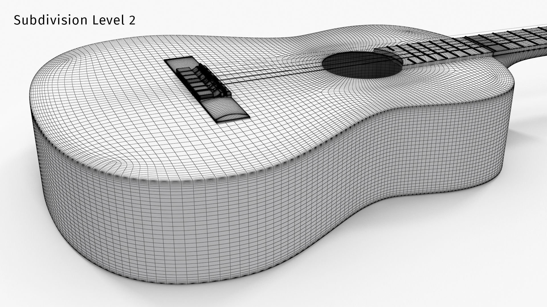 Classical Guitar 3D model | CGTrader