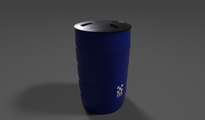 3D model Chemical Drum VR / AR / low-poly | CGTrader