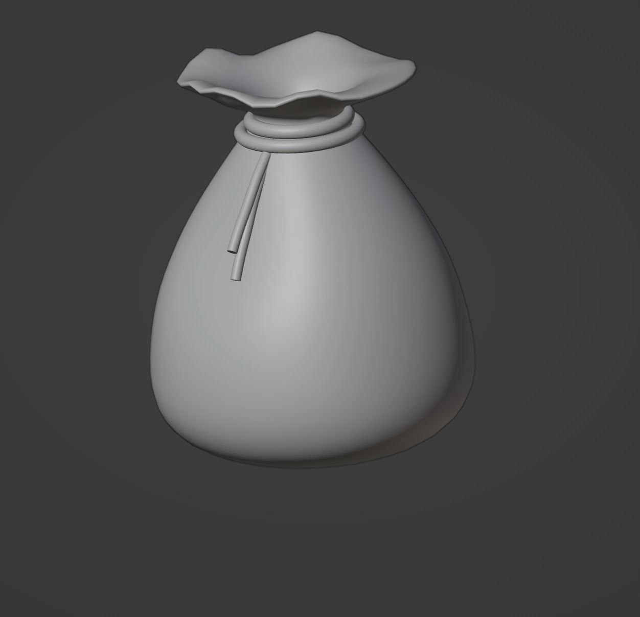 3D model Bag of money Low Ploy 3D Model Cartoon Illustration VR / AR ...