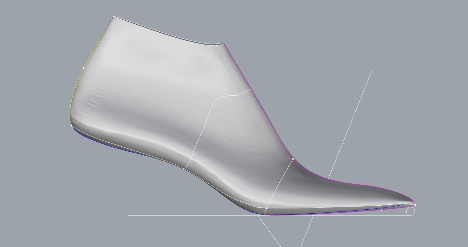 Technical Female Shoe Last 3D model 3D printable | CGTrader