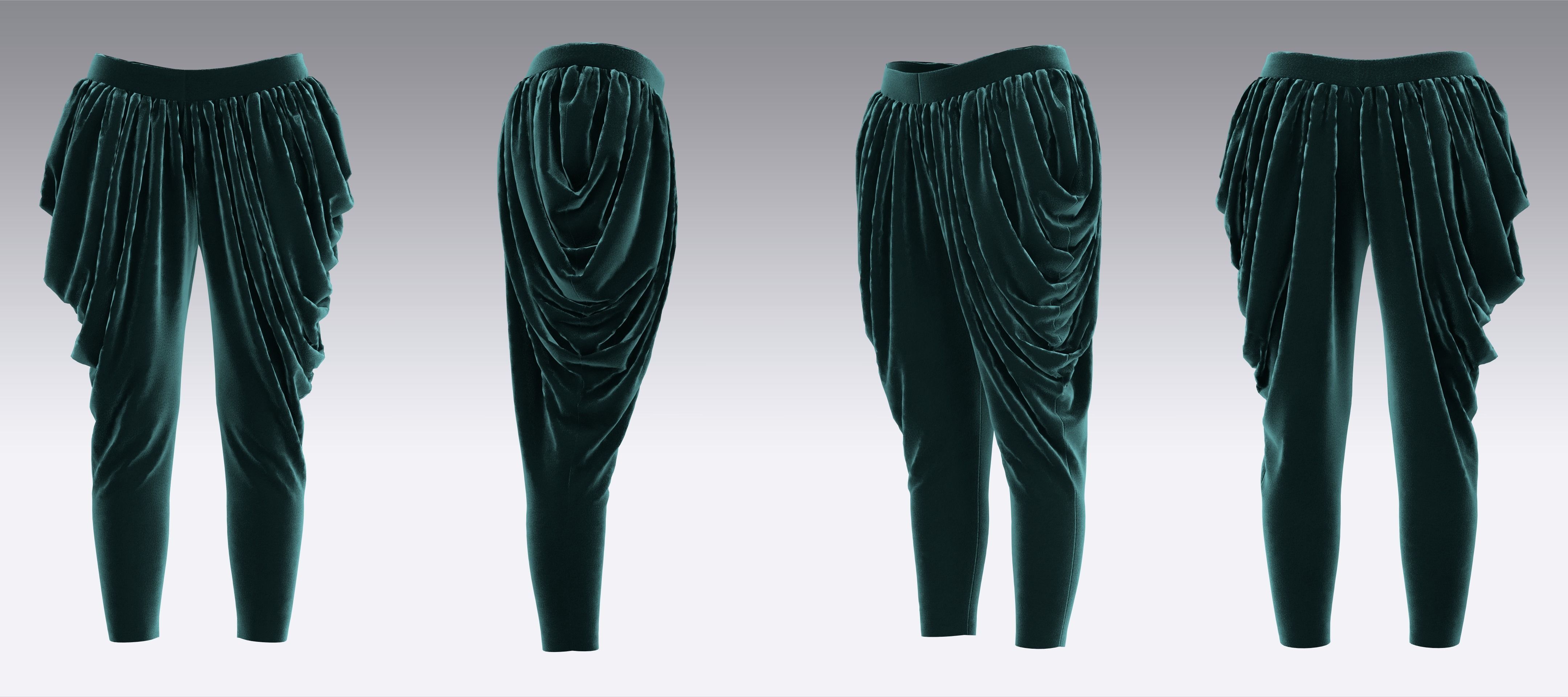 Pants Outfits MD CLO 3D zprj project files 3D model | CGTrader