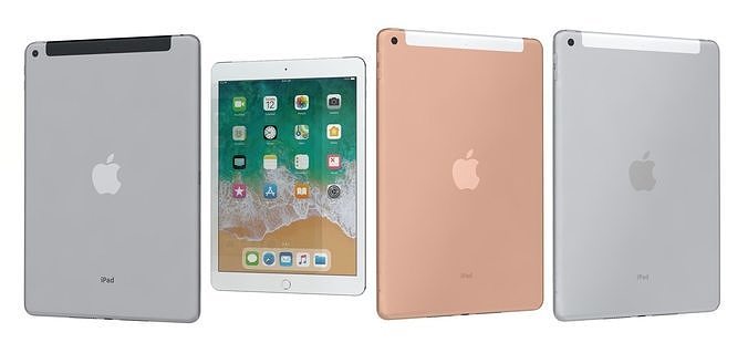 Apple iPad 9 7 6th Gen All Colors 3D model | CGTrader