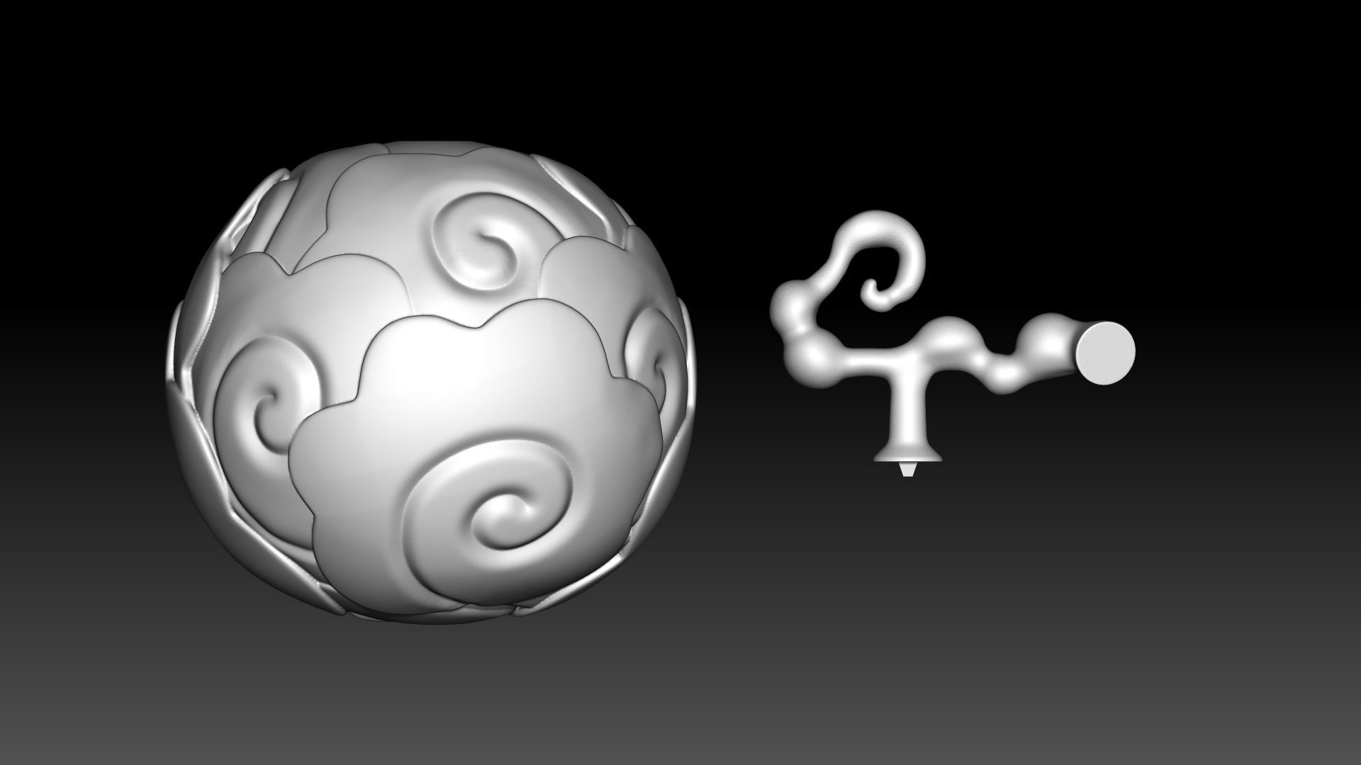 Moku Moku No Mi One Piece Devil Fruit 3D model 3D printable | CGTrader