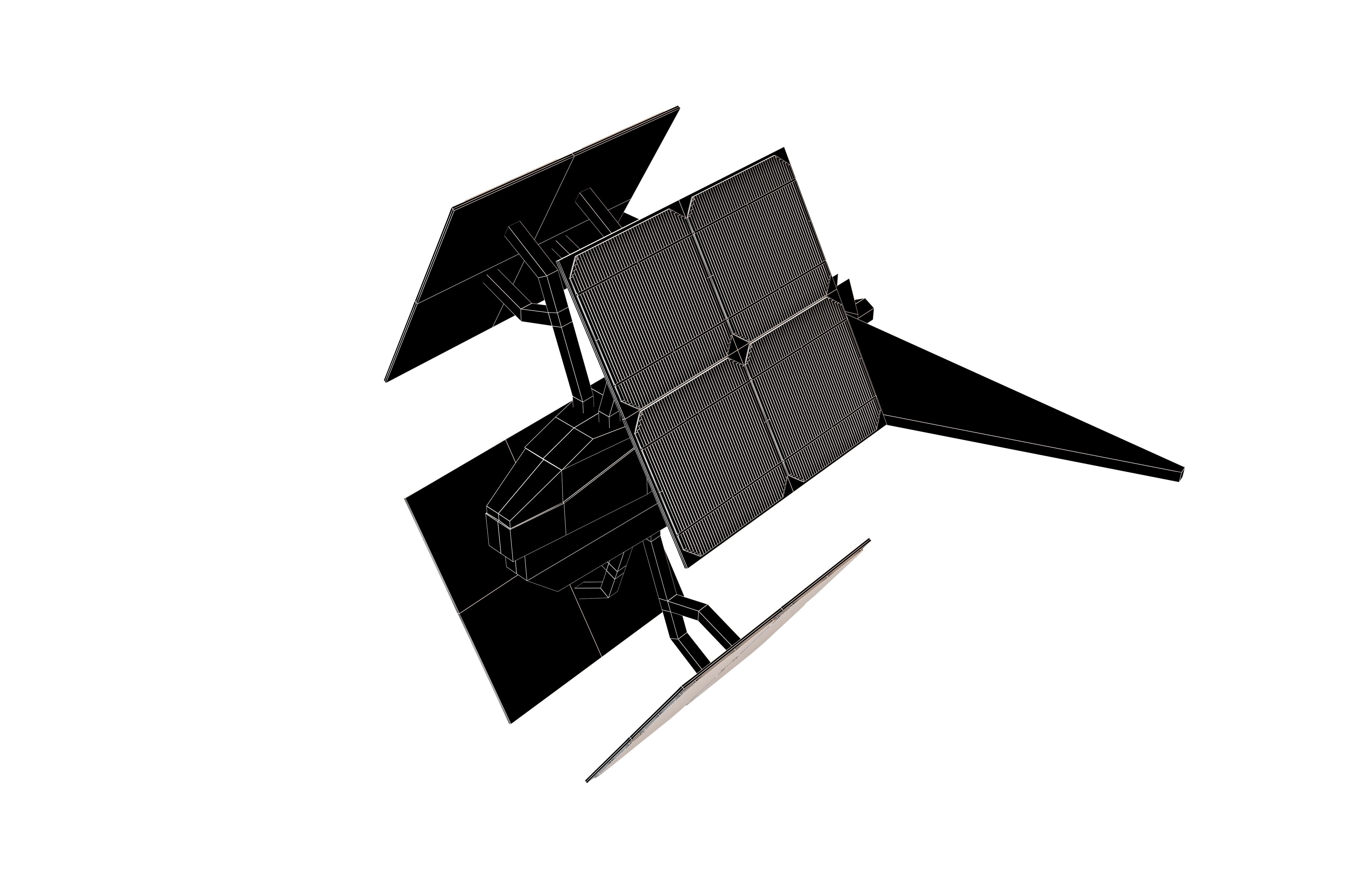 3D model Cartoon Sci Fi Ship v1 002 VR / AR / low-poly | CGTrader