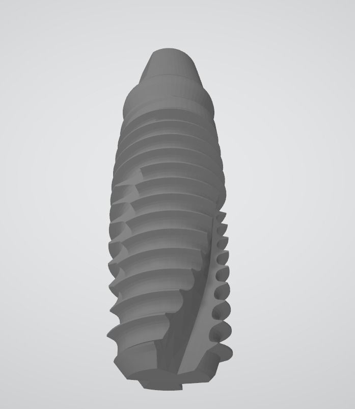 Dental implant 3D model | CGTrader