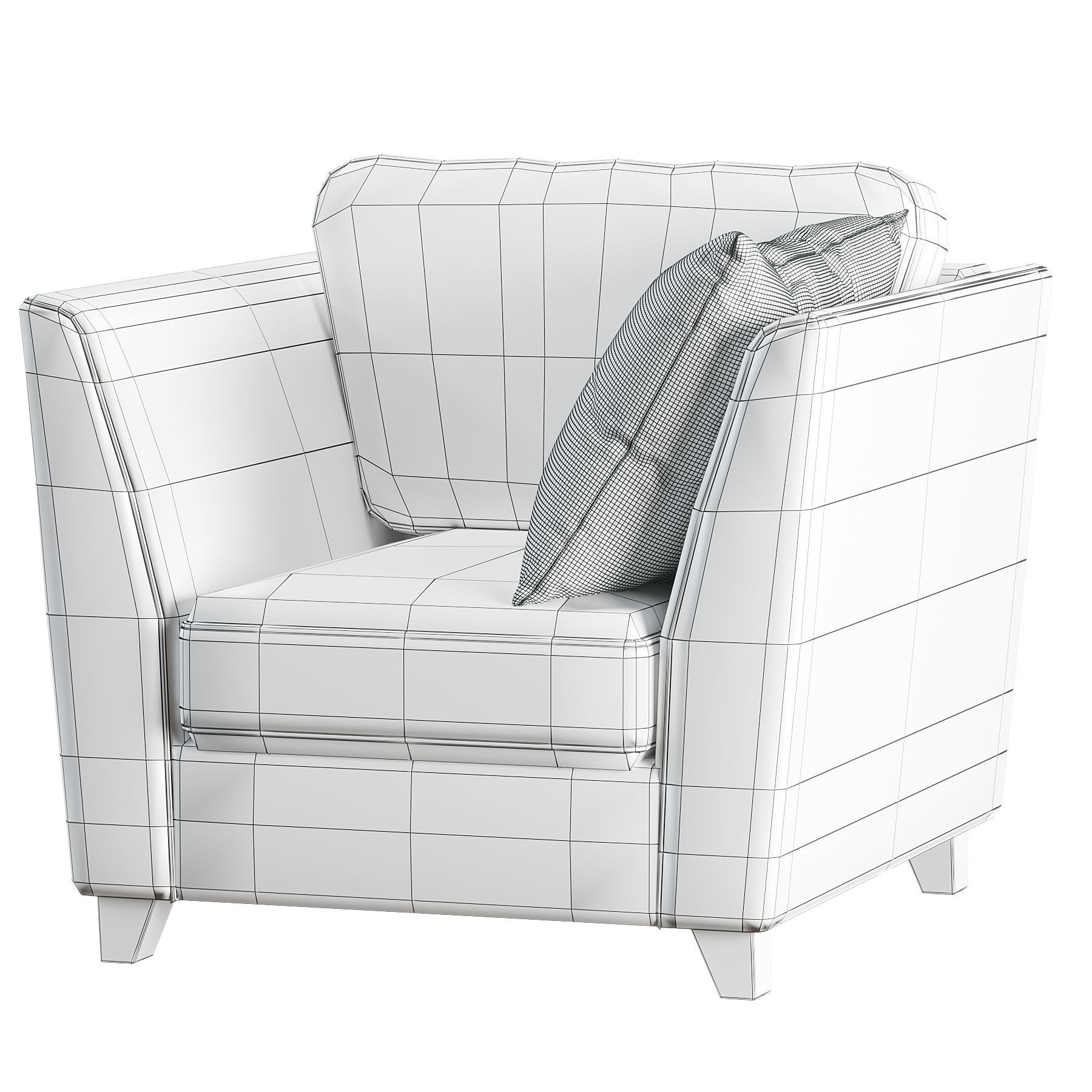 SK design Wolsly chair 3D model | CGTrader