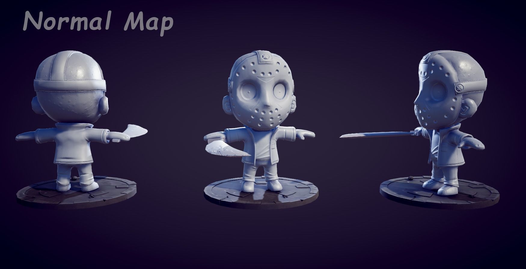 3D model Mini Slasher VR / AR / low-poly | CGTrader
