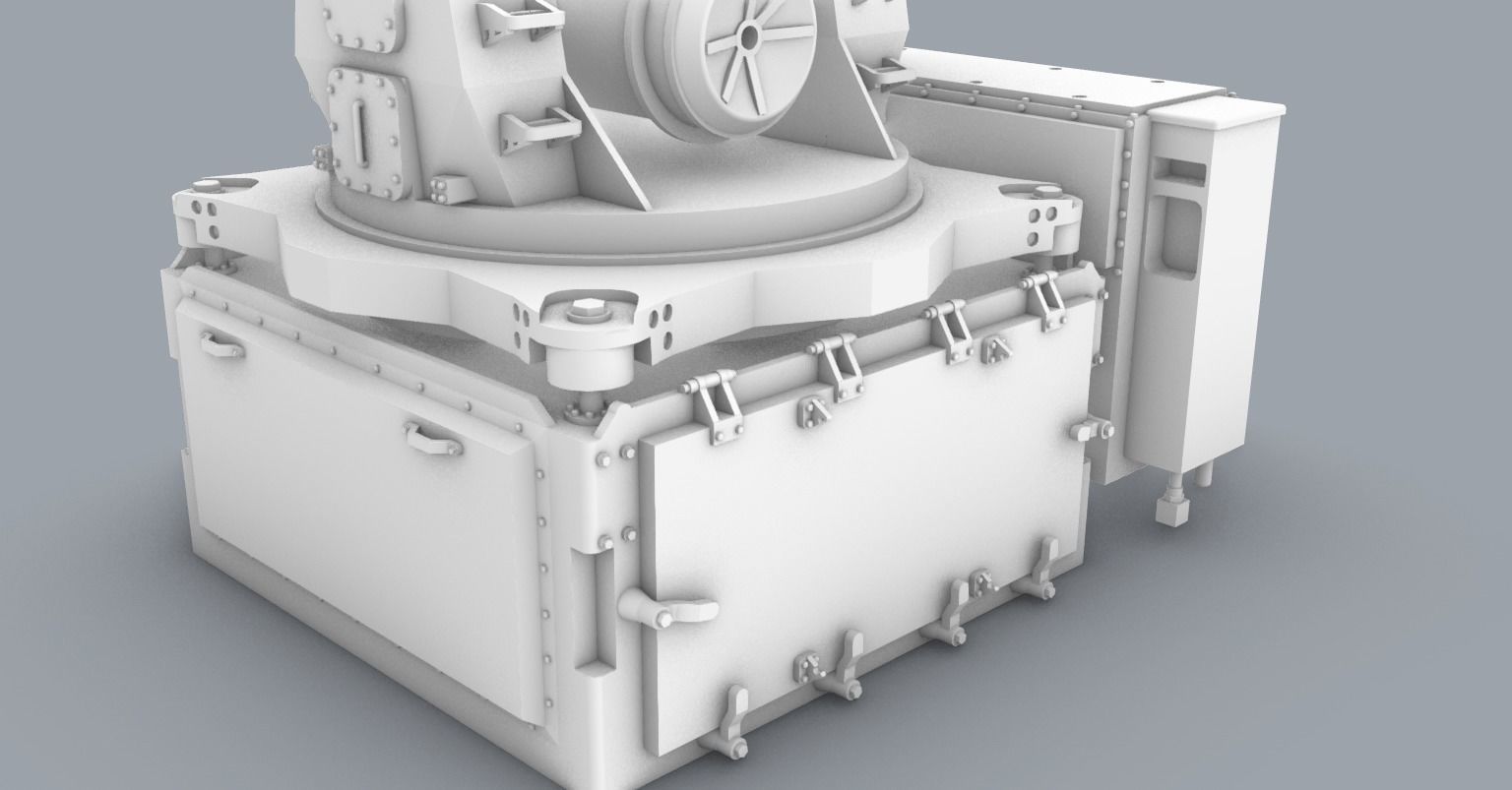 3D model Phalanx CIWS 3D Model VR / AR / low-poly | CGTrader