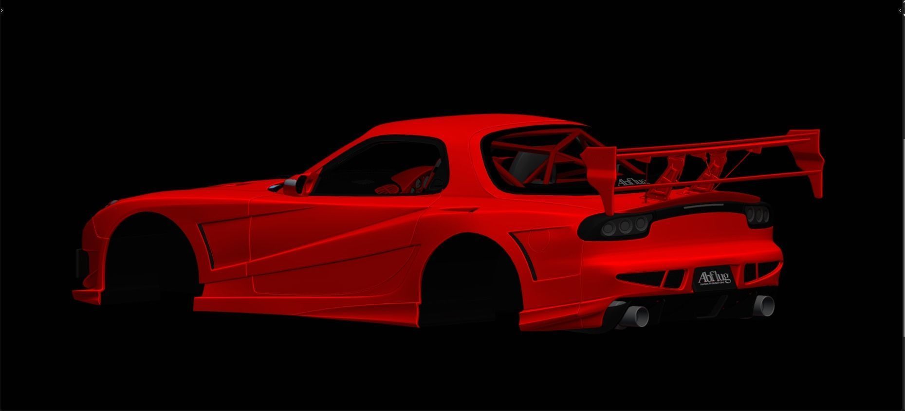 Mazda RX-7 Abflug Arde 3D model | CGTrader