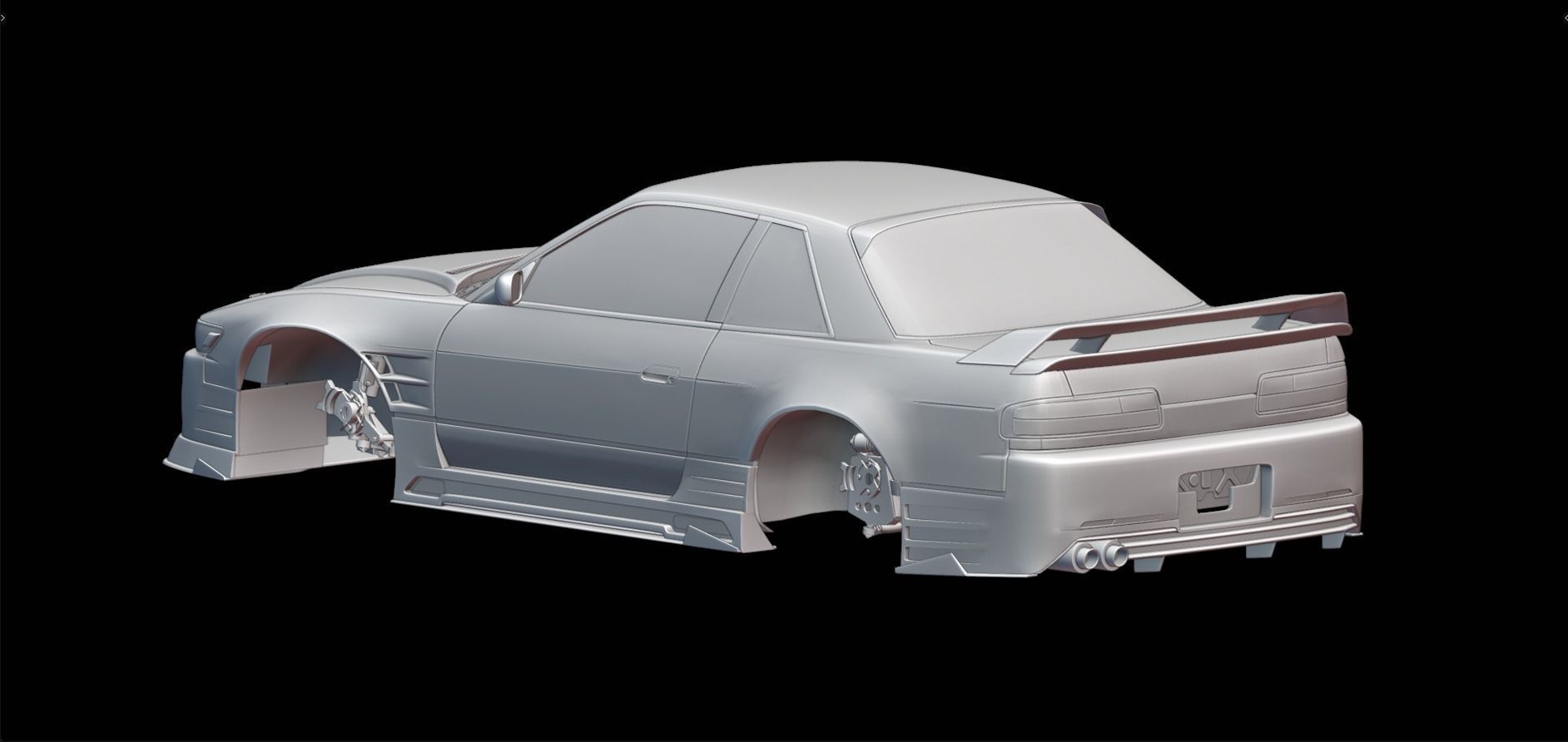 Nissan S13 326 Power 3D model | CGTrader
