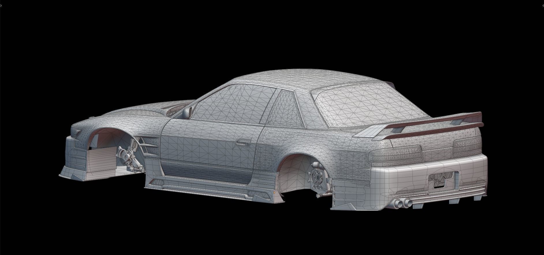 Nissan S13 326 Power 3D model | CGTrader