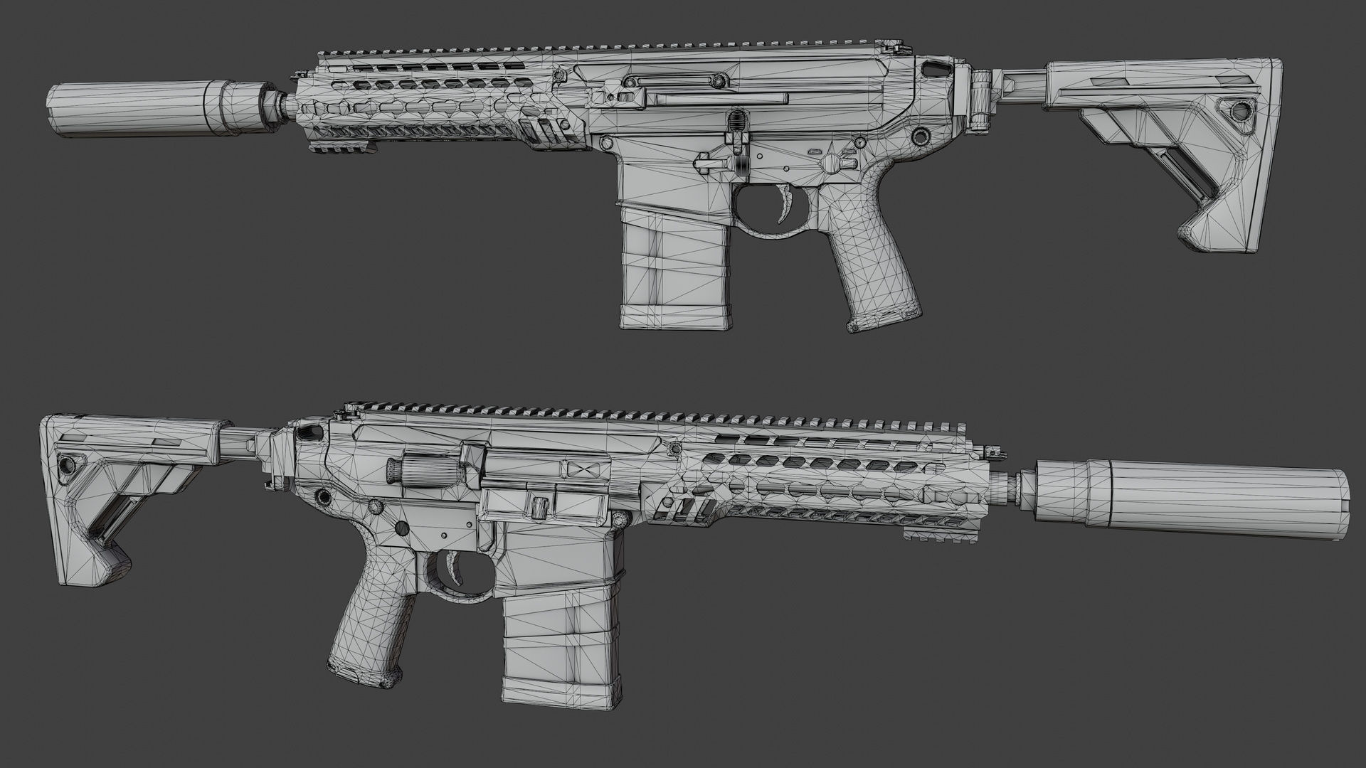 3D model Sig MCX Raptor VR / AR / low-poly | CGTrader