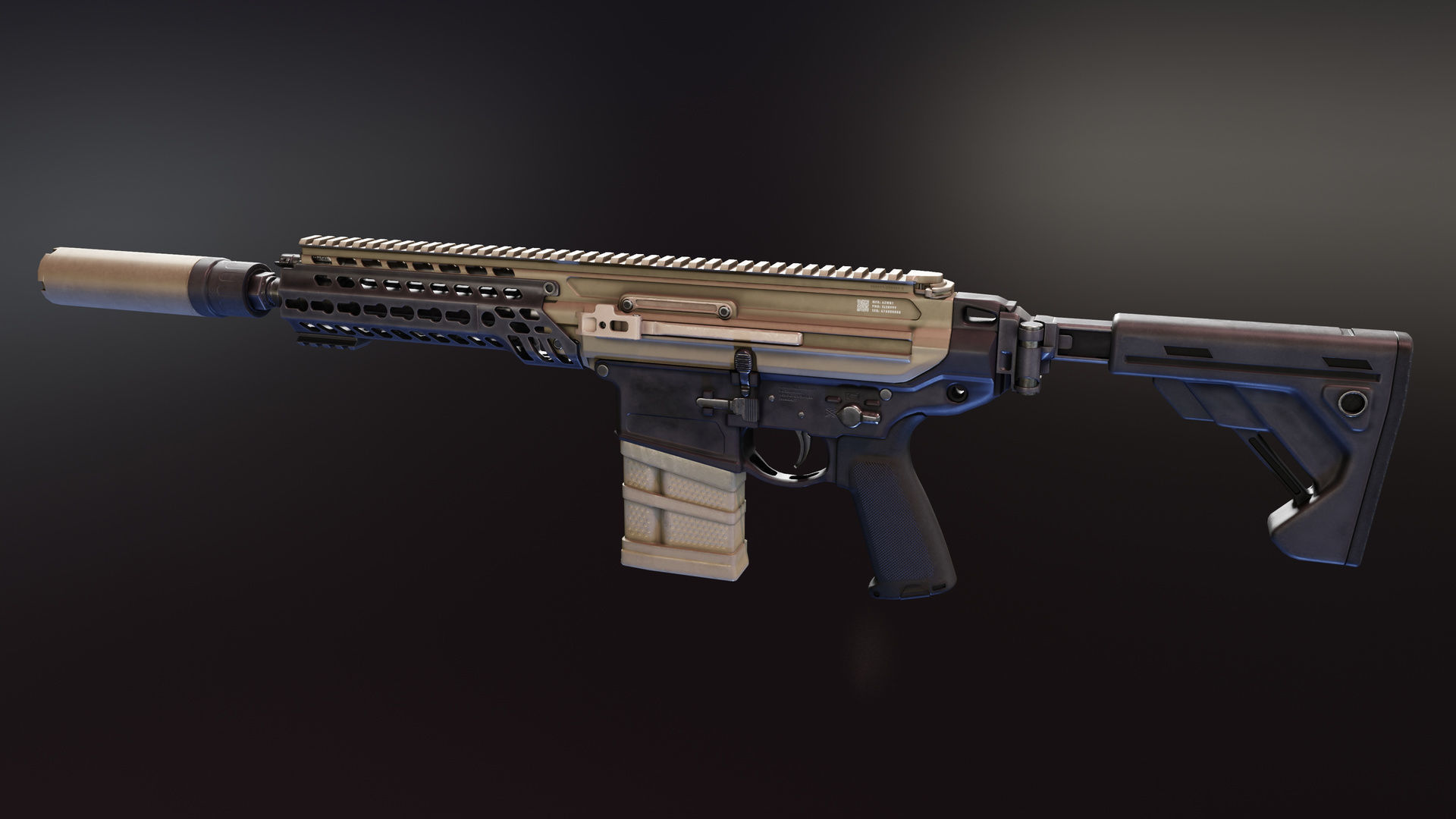 3D model Sig MCX Raptor VR / AR / low-poly | CGTrader