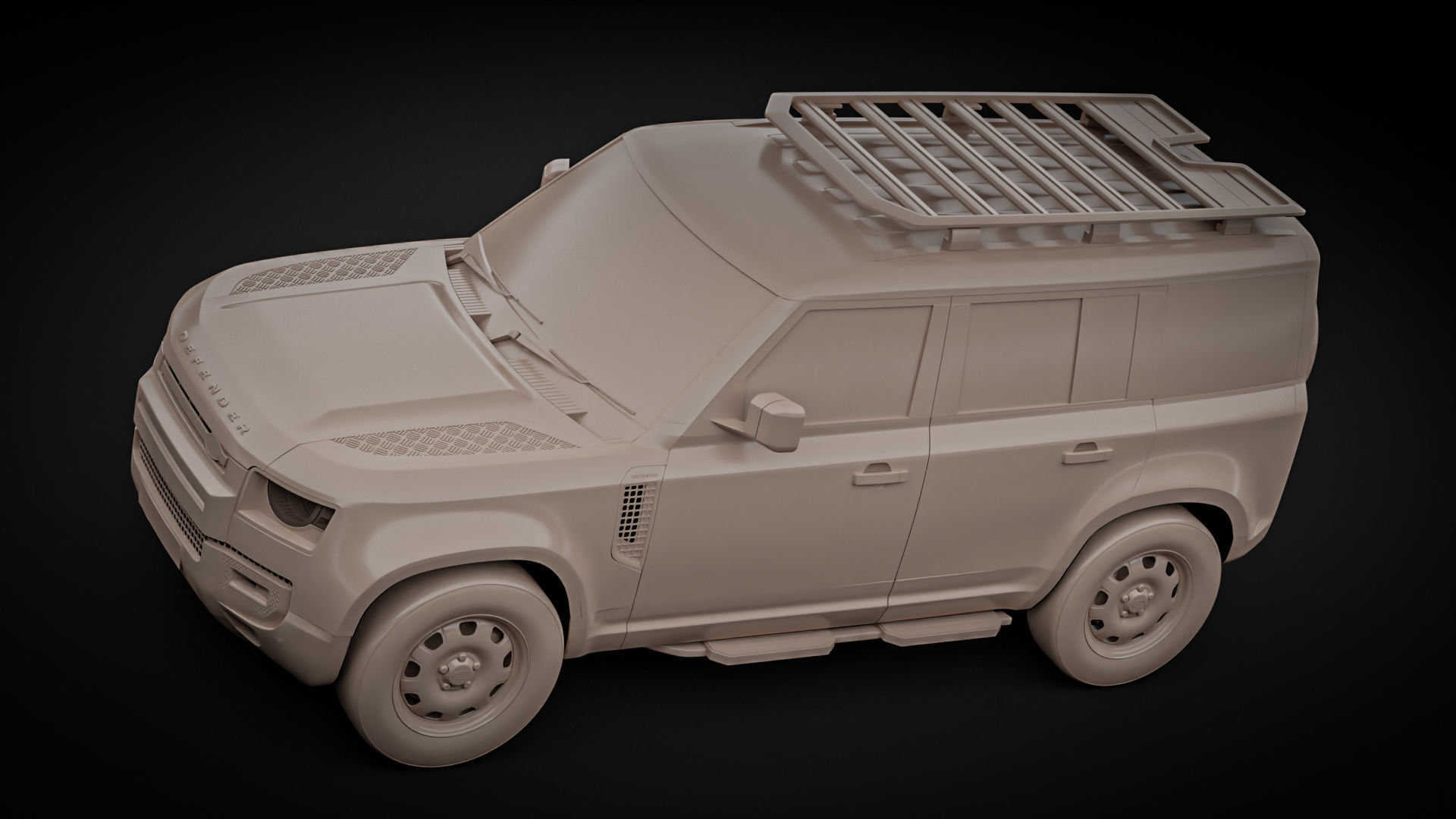 Land Rover Defender 110 Hardtop 2021 3D model | CGTrader