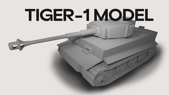 3D model Tiger 1 Tank 3D Model game-ready VR / AR / low-poly | CGTrader