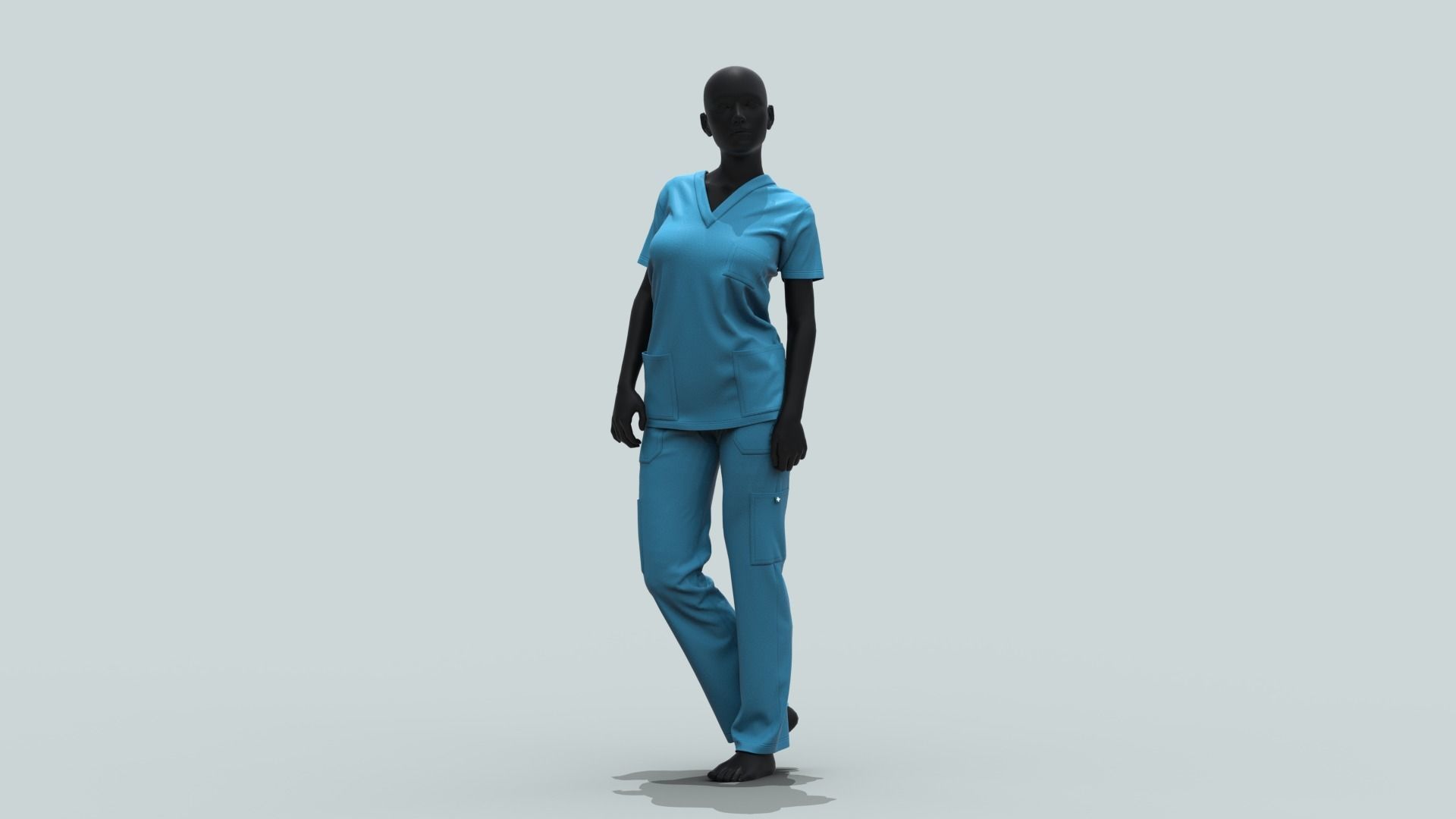 Female Nurse Uniform 3D model | CGTrader