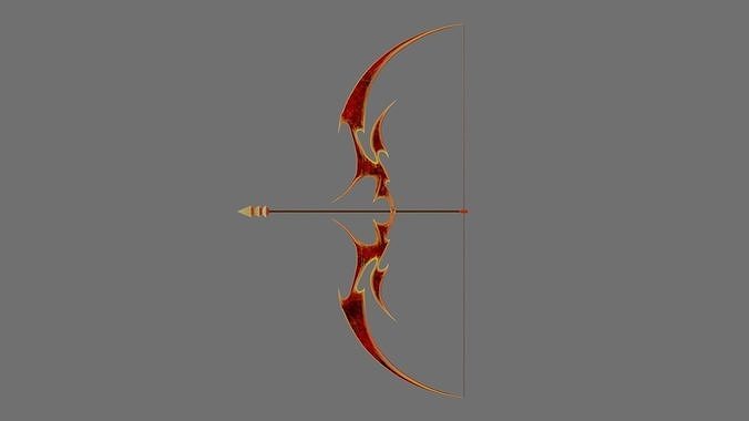 3D model phoenix bow VR / AR / low-poly | CGTrader
