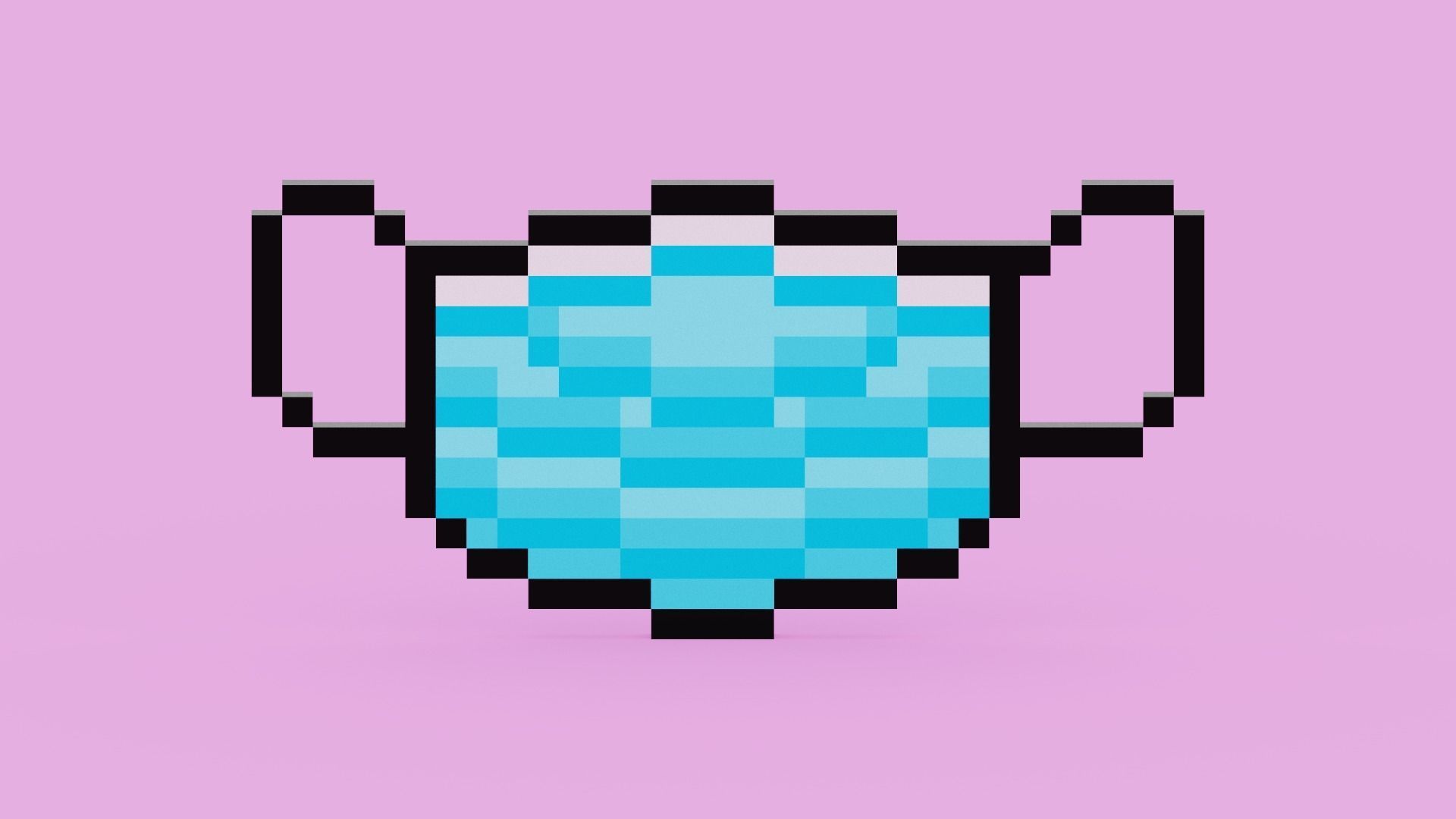 3D model Pixel Surgery Mask VR / AR / low-poly | CGTrader