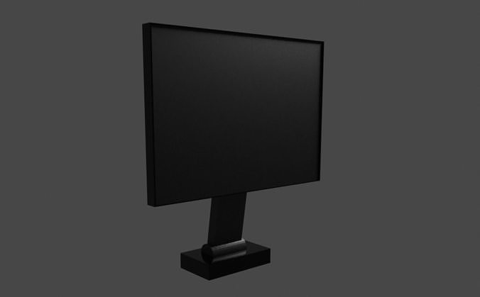 TFT Monitor with Stand free VR / AR / low-poly 3D model | CGTrader