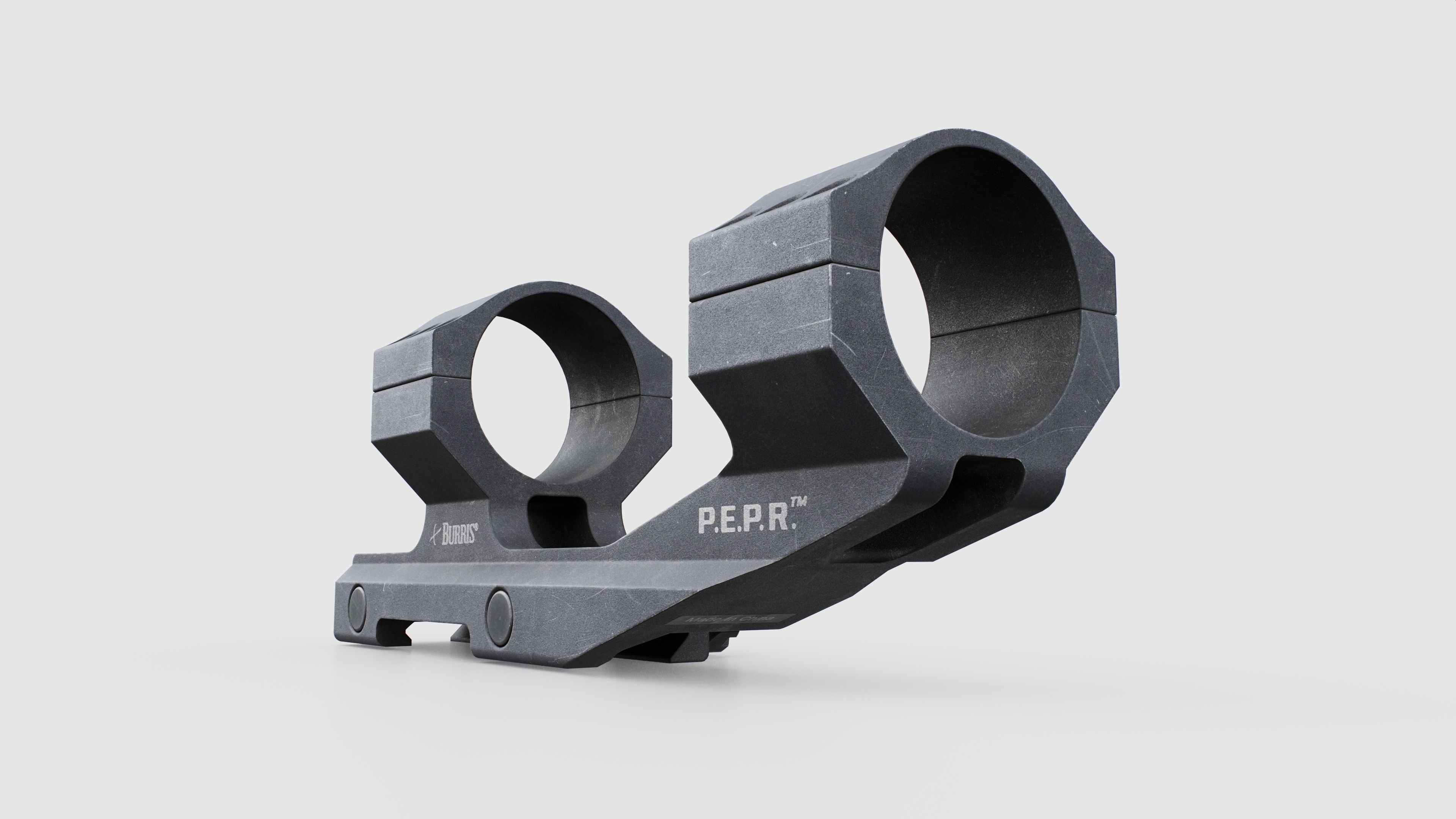 Burris PEPR 34mm and 30mm Scope Mount free VR / AR / low-poly 3D model ...