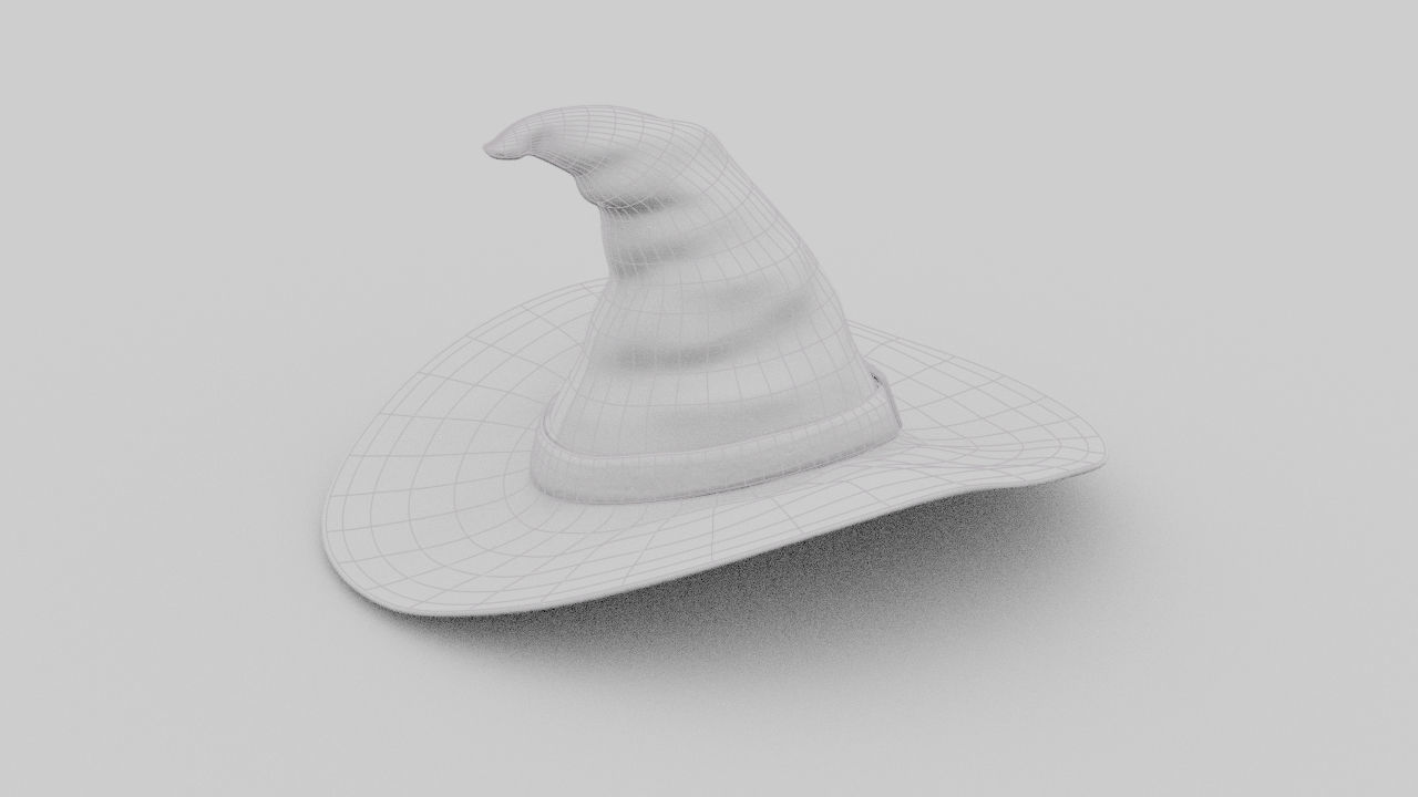3D model Witch Hat 3D Model VR / AR / low-poly | CGTrader