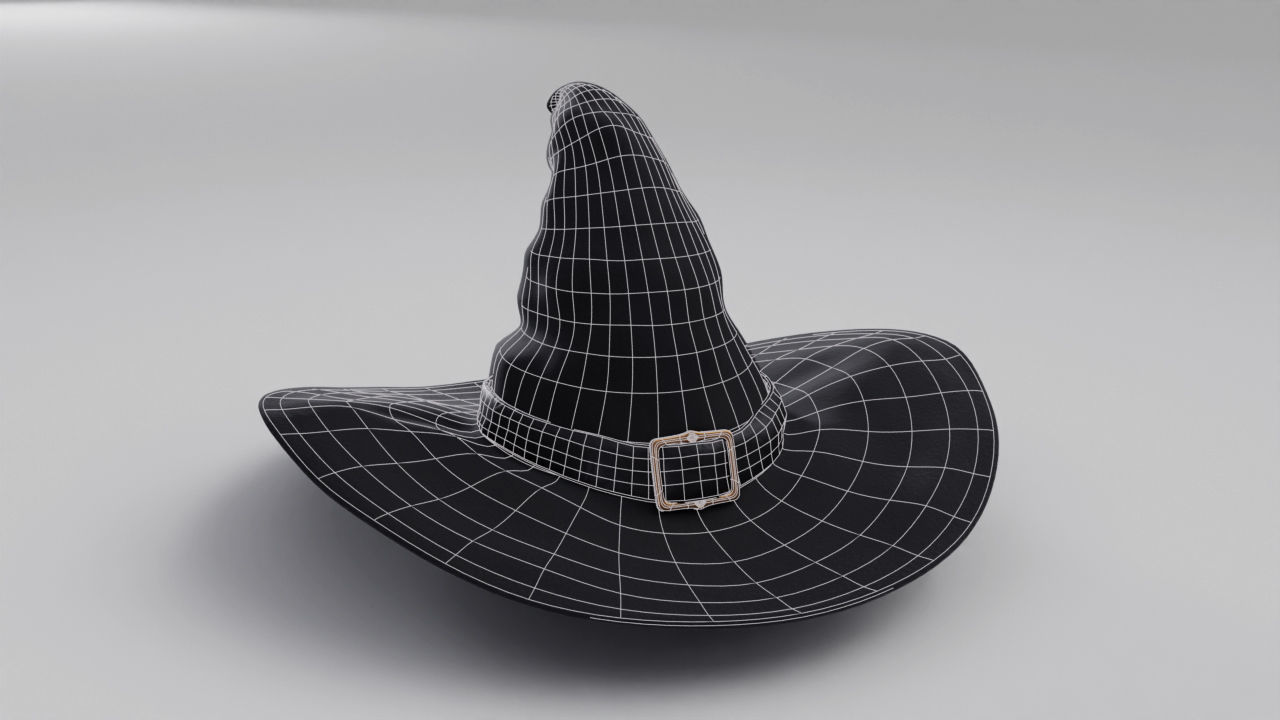 3D model Witch Hat 3D Model VR / AR / low-poly | CGTrader