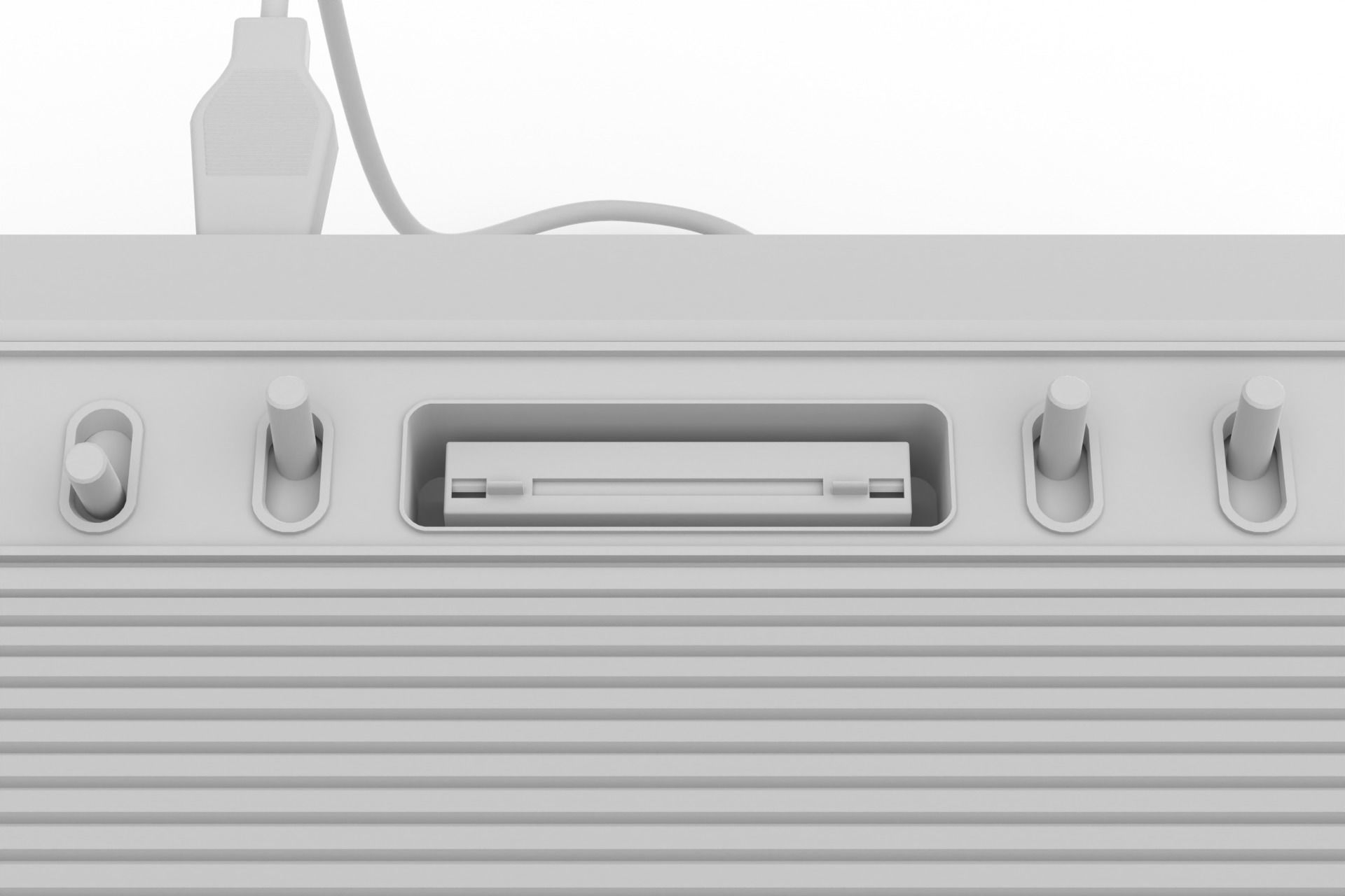 Atari 2600 game console 3D model | CGTrader