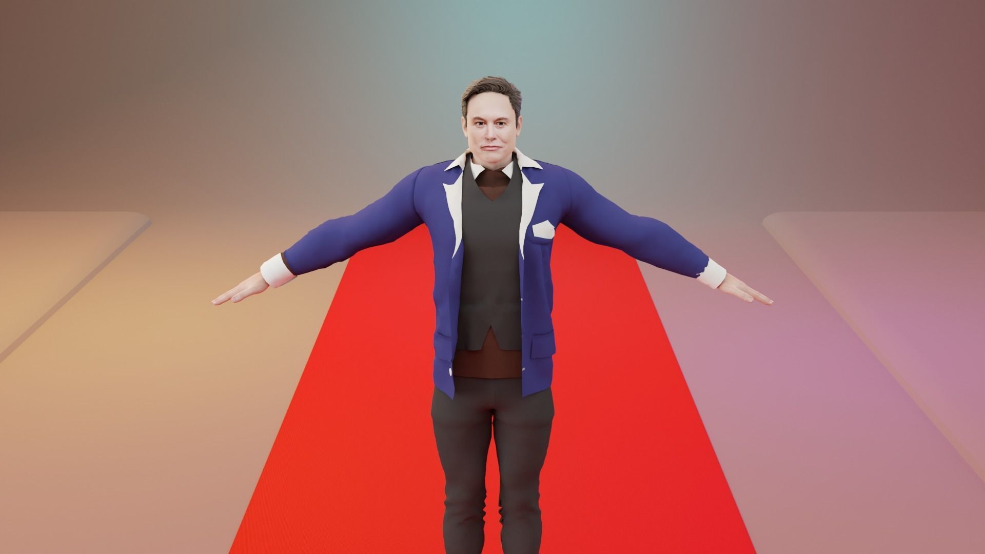 3D model Elon Musk Rigged VR / AR / low-poly | CGTrader