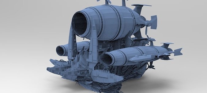 Genma Zeppelin 2 3D model | CGTrader
