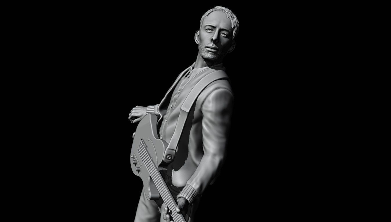 Thom Yorke - radiohead 3dprinting 3D model 3D printable | CGTrader