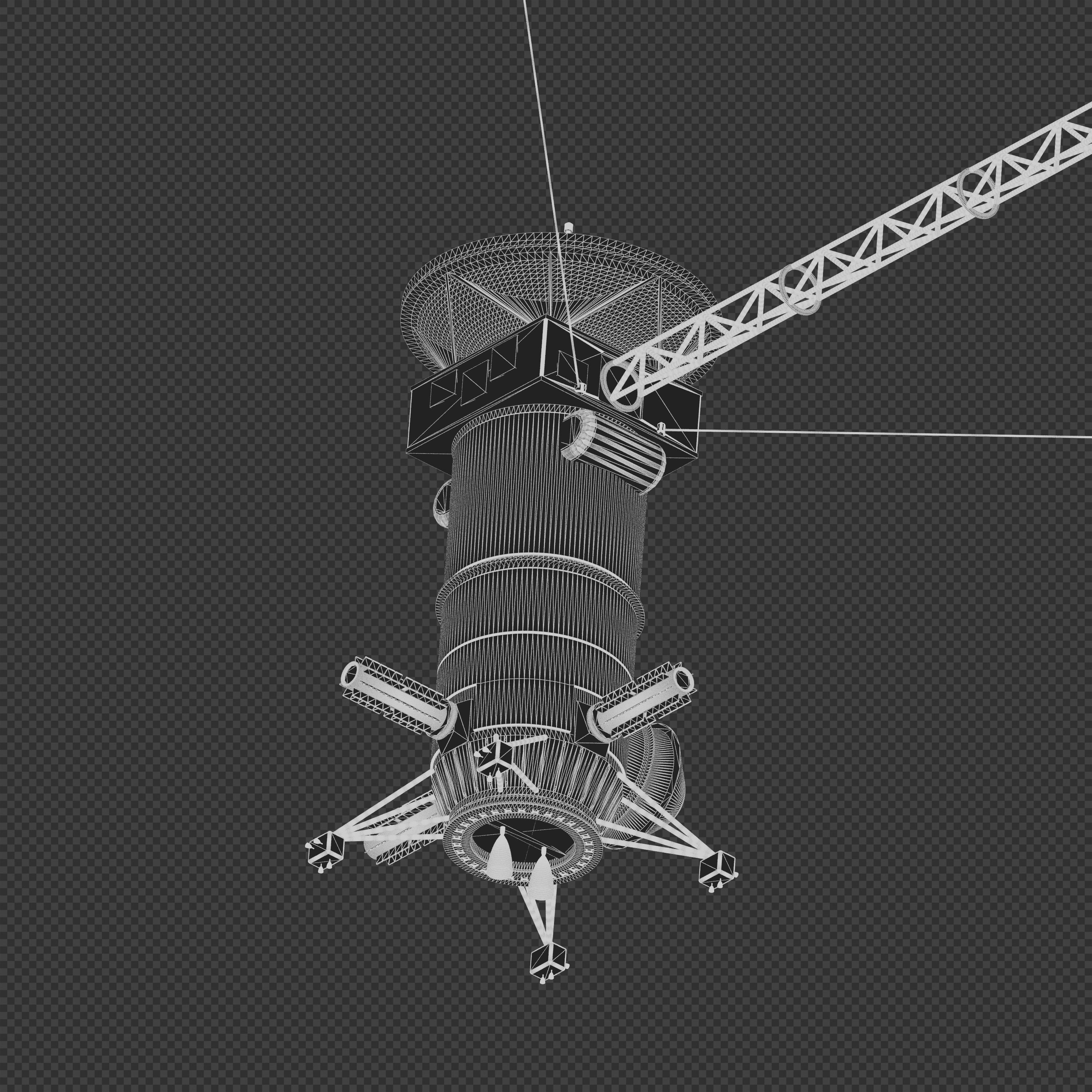 Uranus Orbiter and Probe 3D model | CGTrader