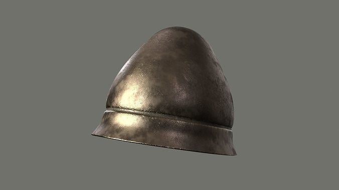 3D model Pilos helmet - Greek Helmet VR / AR / low-poly | CGTrader