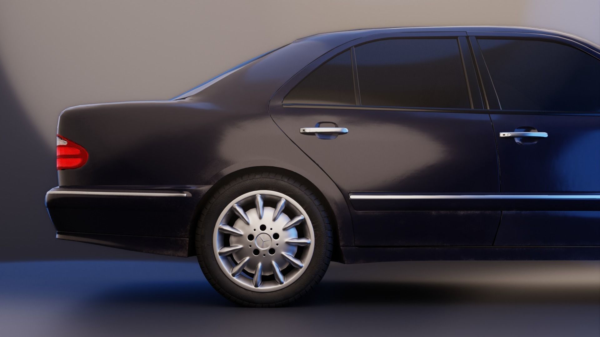 3D model Mercedes W210 VR / AR / low-poly | CGTrader