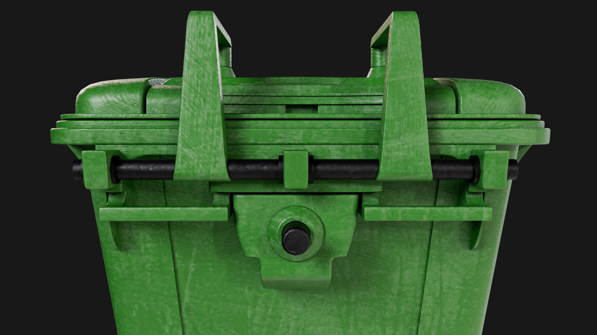 3D model Dustbin Rigged All PBR Unity UE V-Ray Arnold Textures Included ...