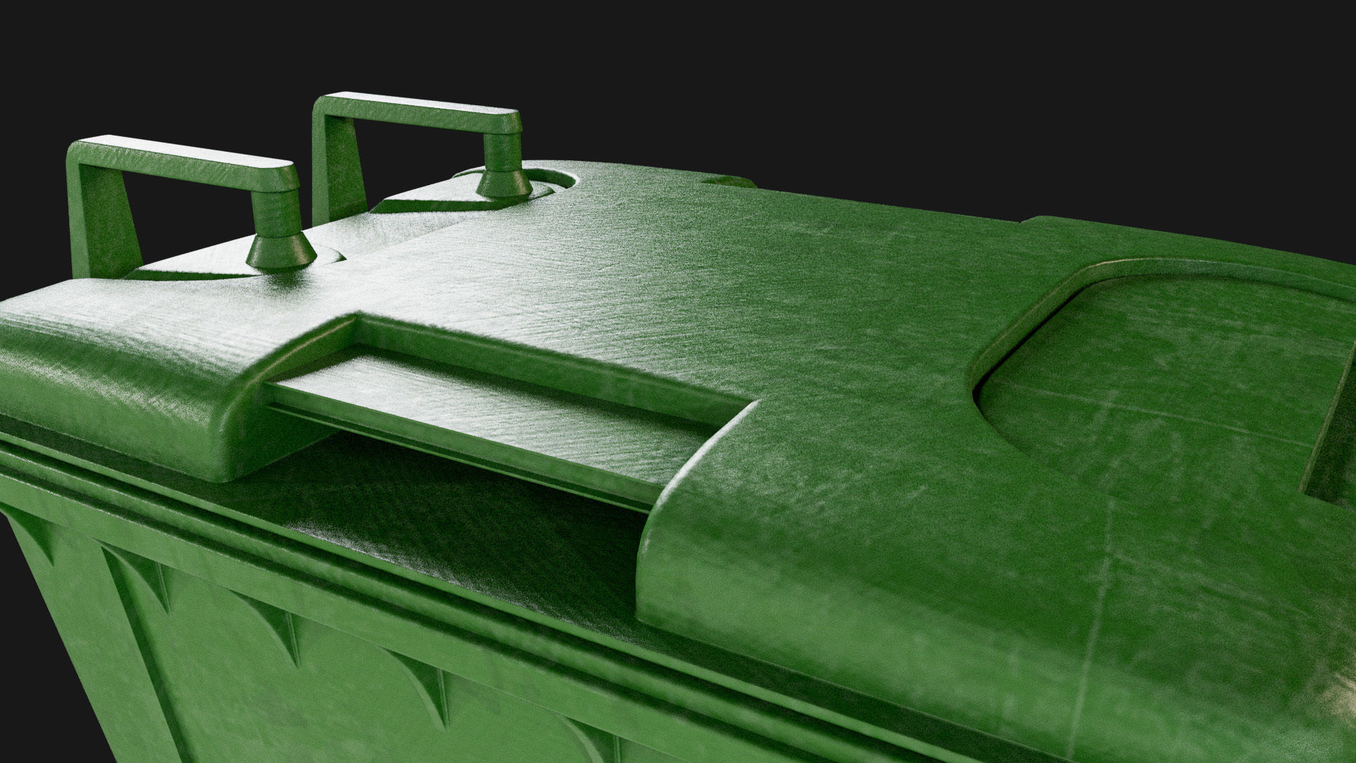 3D model Dustbin Rigged All PBR Unity UE V-Ray Arnold Textures Included ...