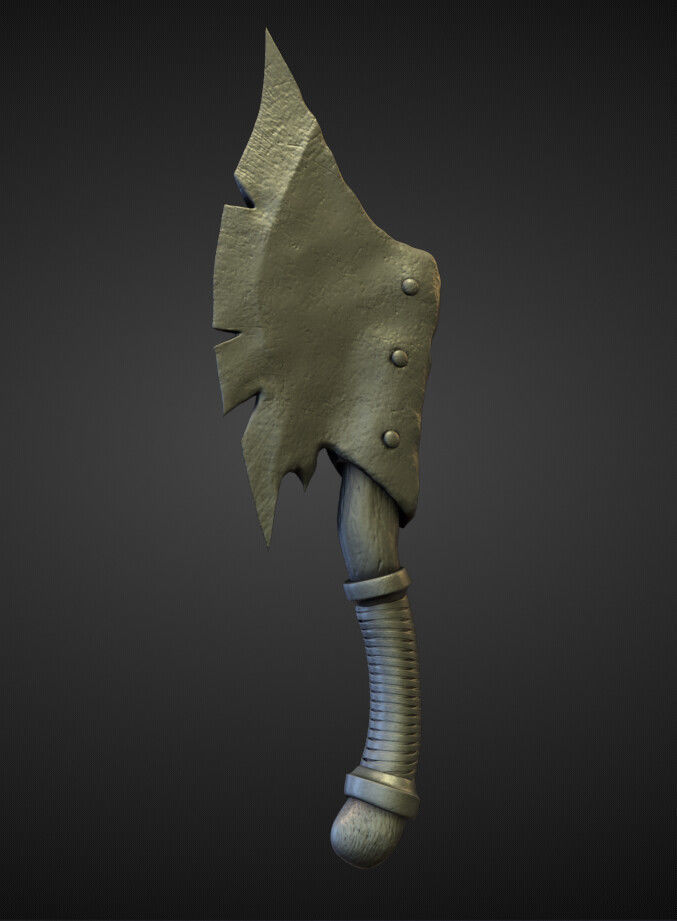 3D model 15 AXES Low poly and high poly VR / AR / low-poly | CGTrader