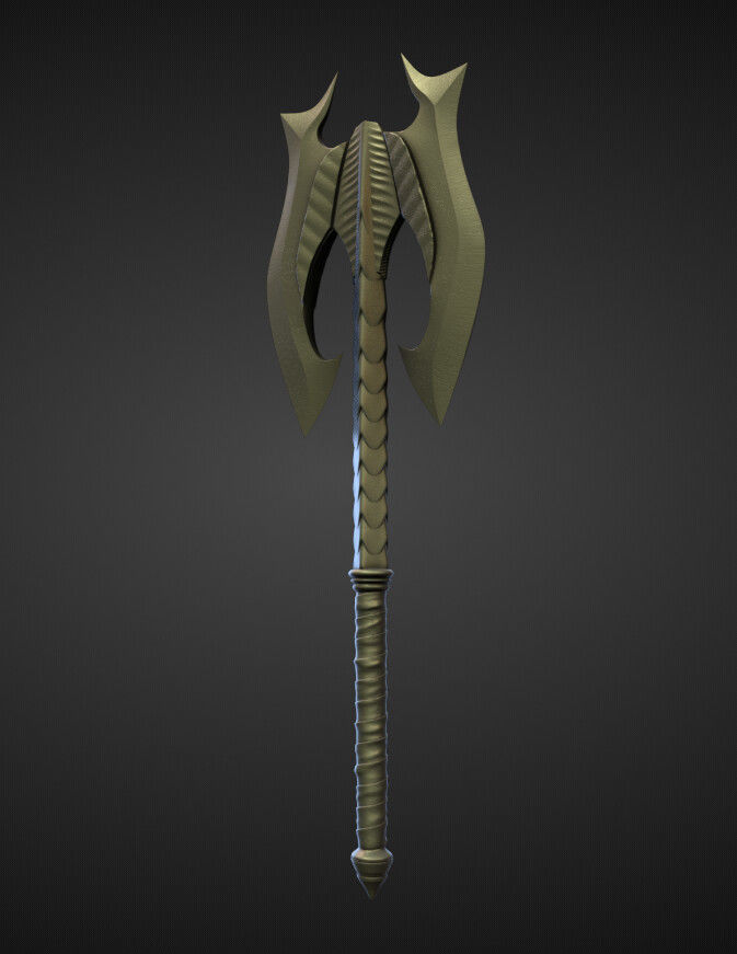 3D model 15 AXES Low poly and high poly VR / AR / low-poly | CGTrader