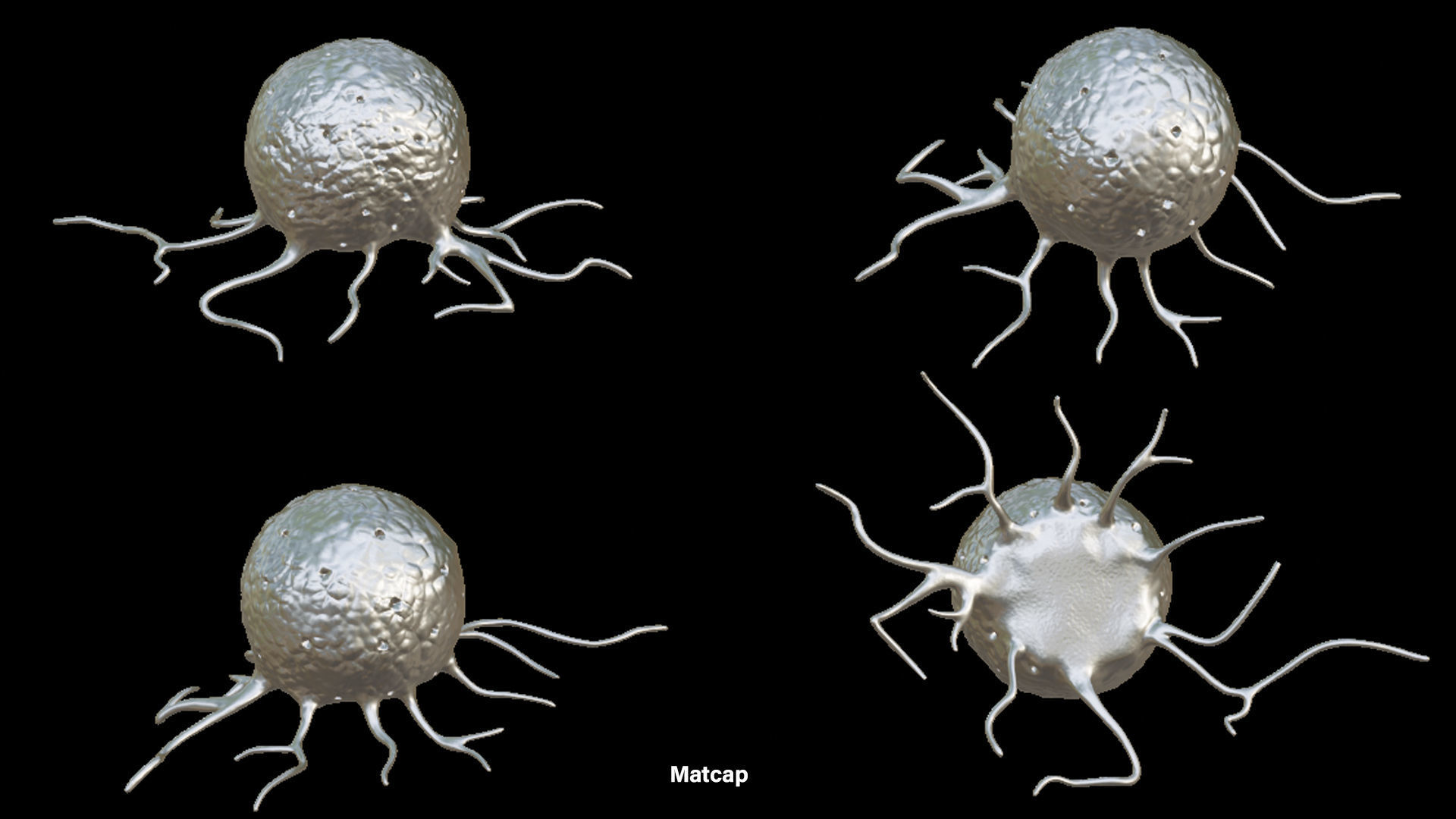 3D model Cancer Cell VR / AR / low-poly | CGTrader