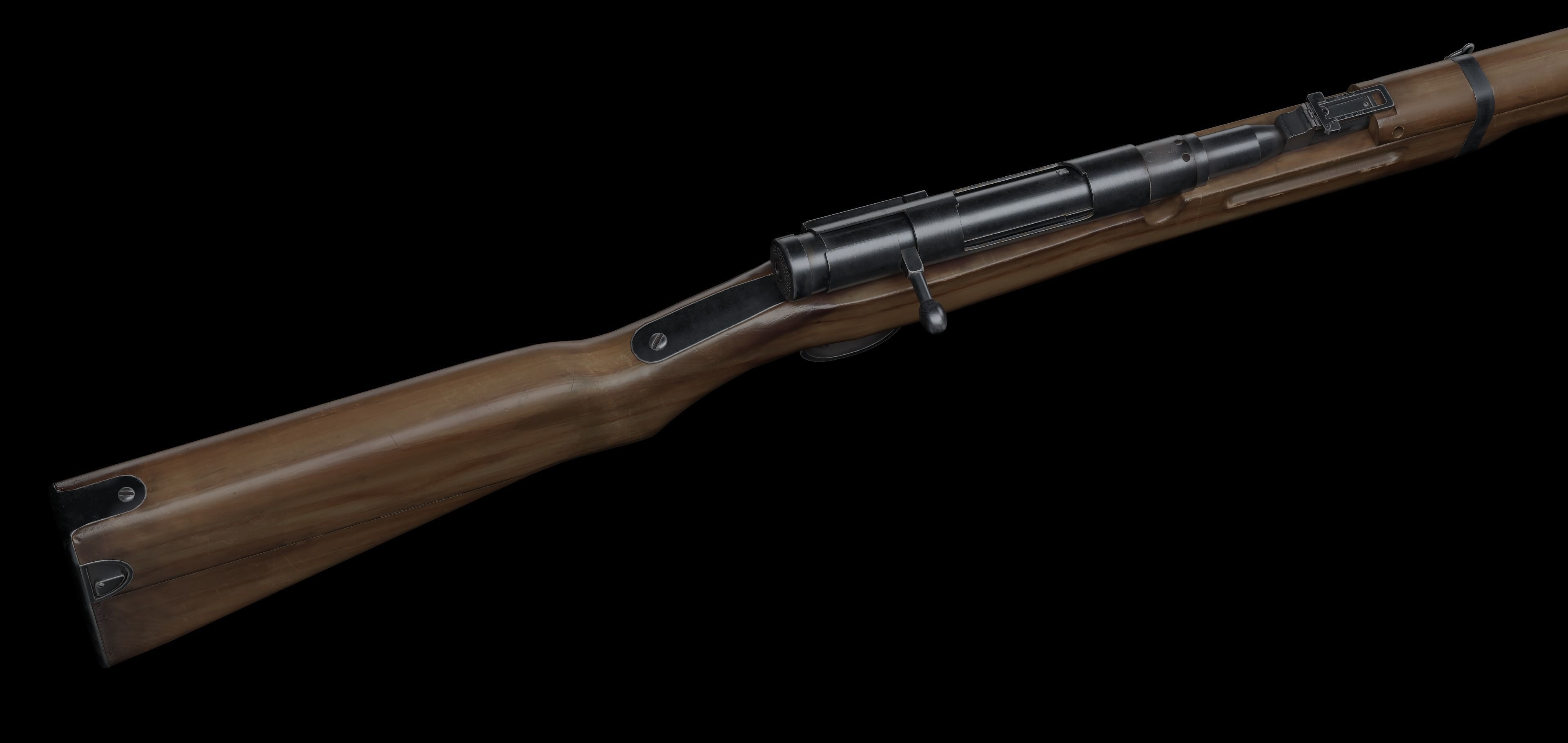 3D model Arisaka 38 VR / AR / low-poly | CGTrader