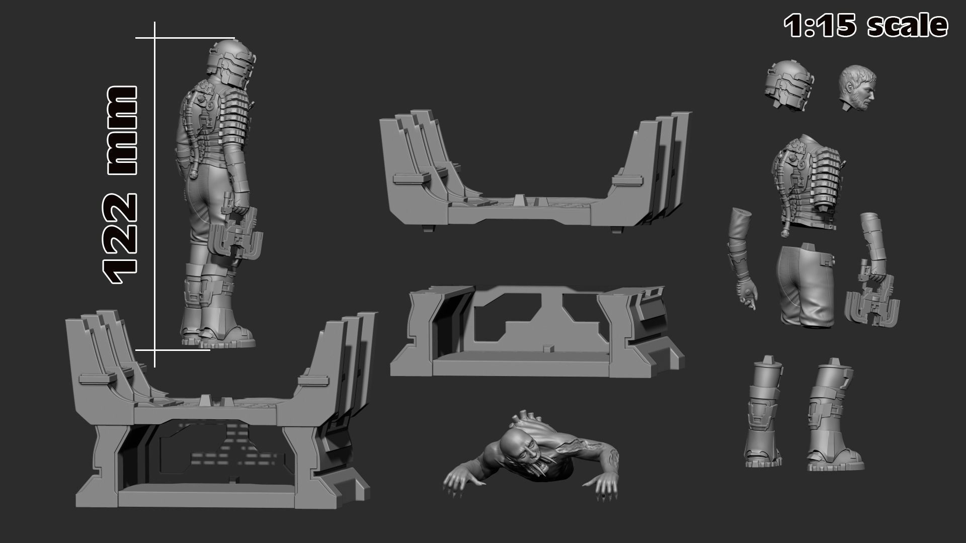 Isaac Clarke 3d Model 3d Printable Cgtrader