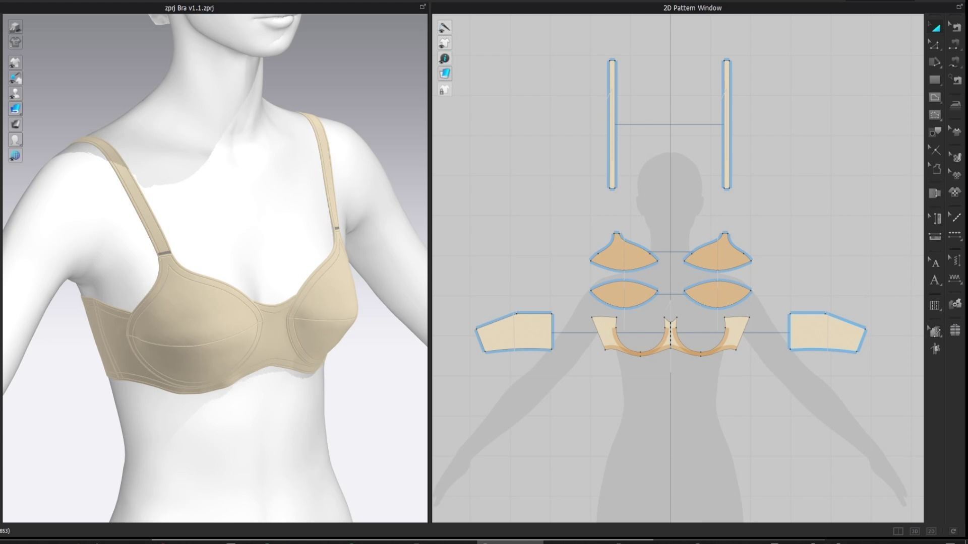 Basic Bra 3D model | CGTrader