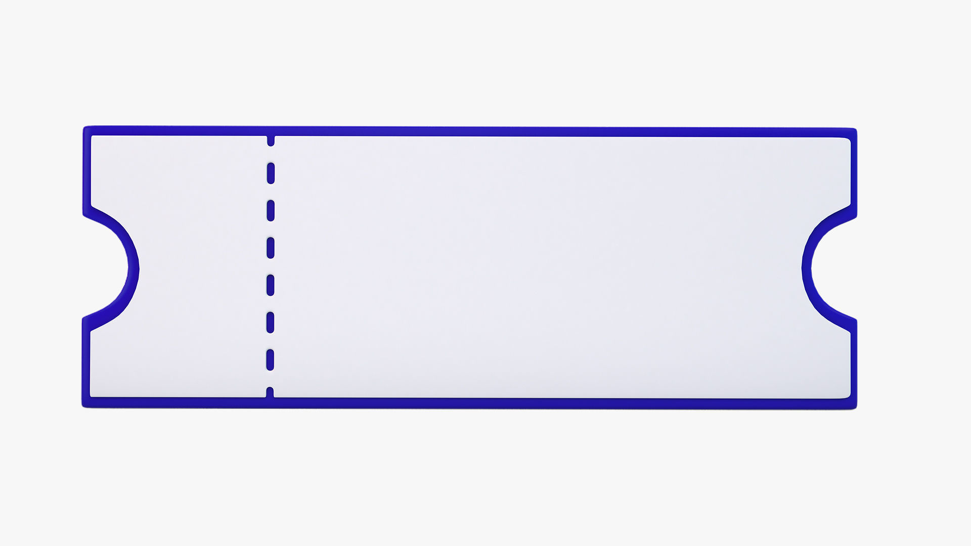 Ticket Paper 3D model | CGTrader