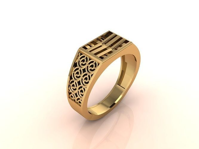 Gents Ring - Mens Ring STL READY FILES With 3DM Files 3D model 3D model ...