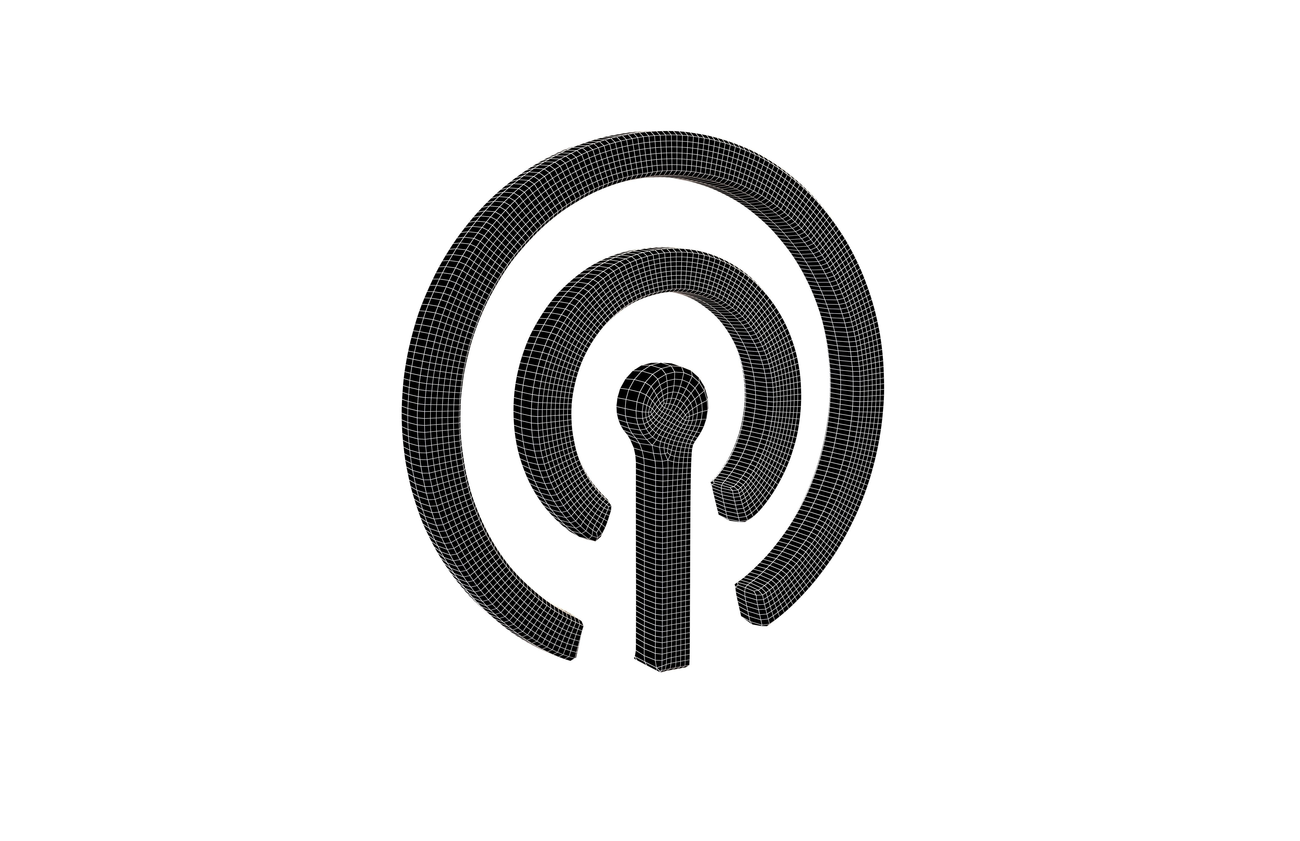 3D model Cellular Symbol V1 001 VR / AR / low-poly | CGTrader