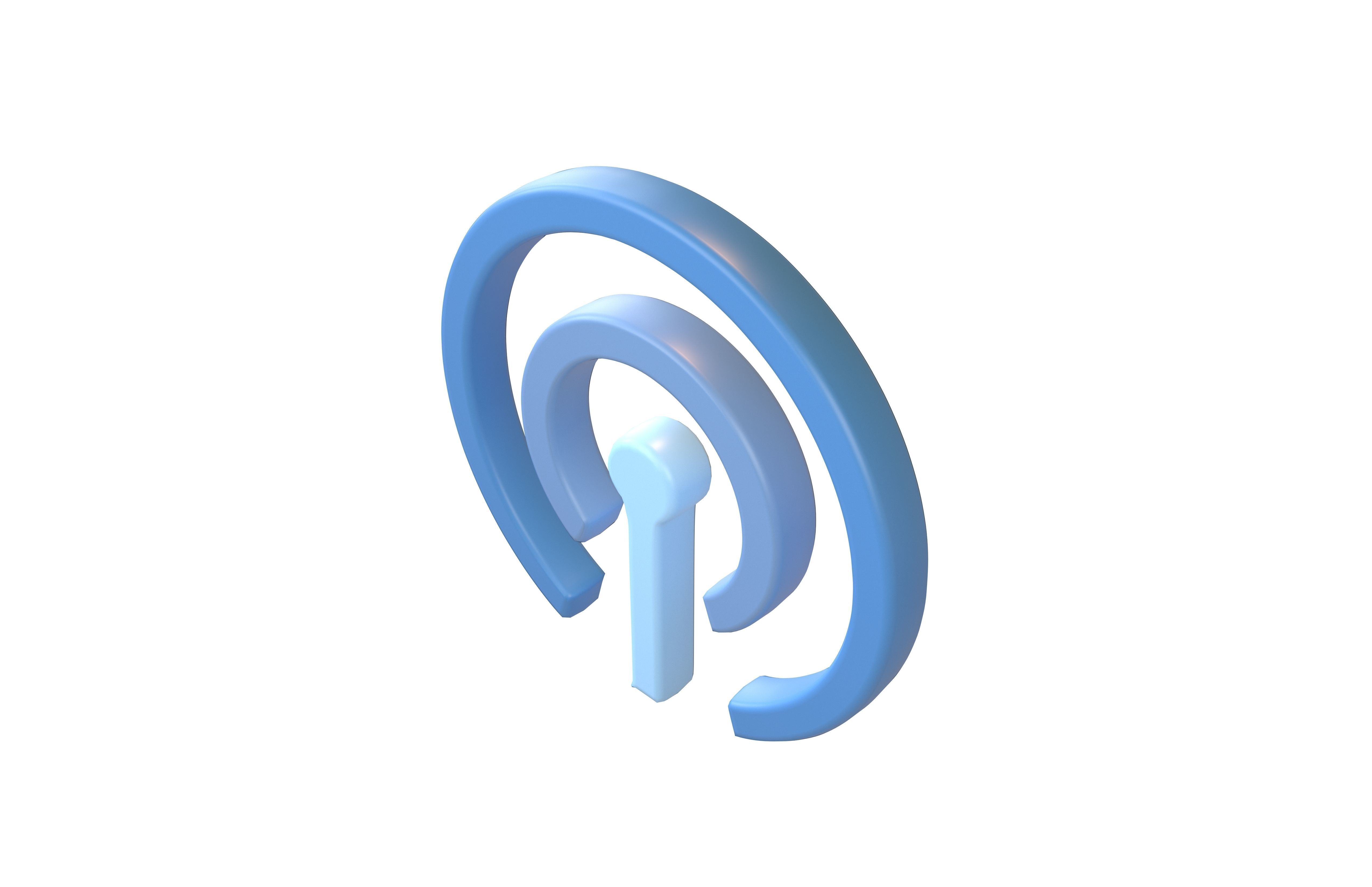 3D model Cellular Symbol V1 003 VR / AR / low-poly | CGTrader